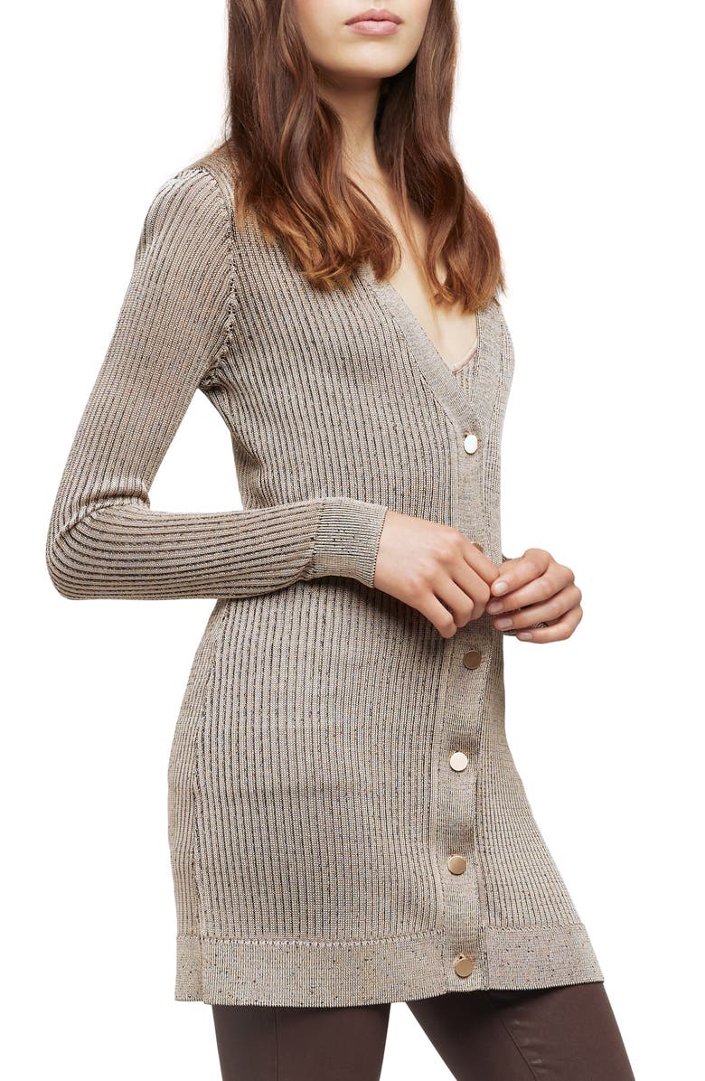 L'AGENCE Millie Rib Stitch Cardigan | Nordstromrack