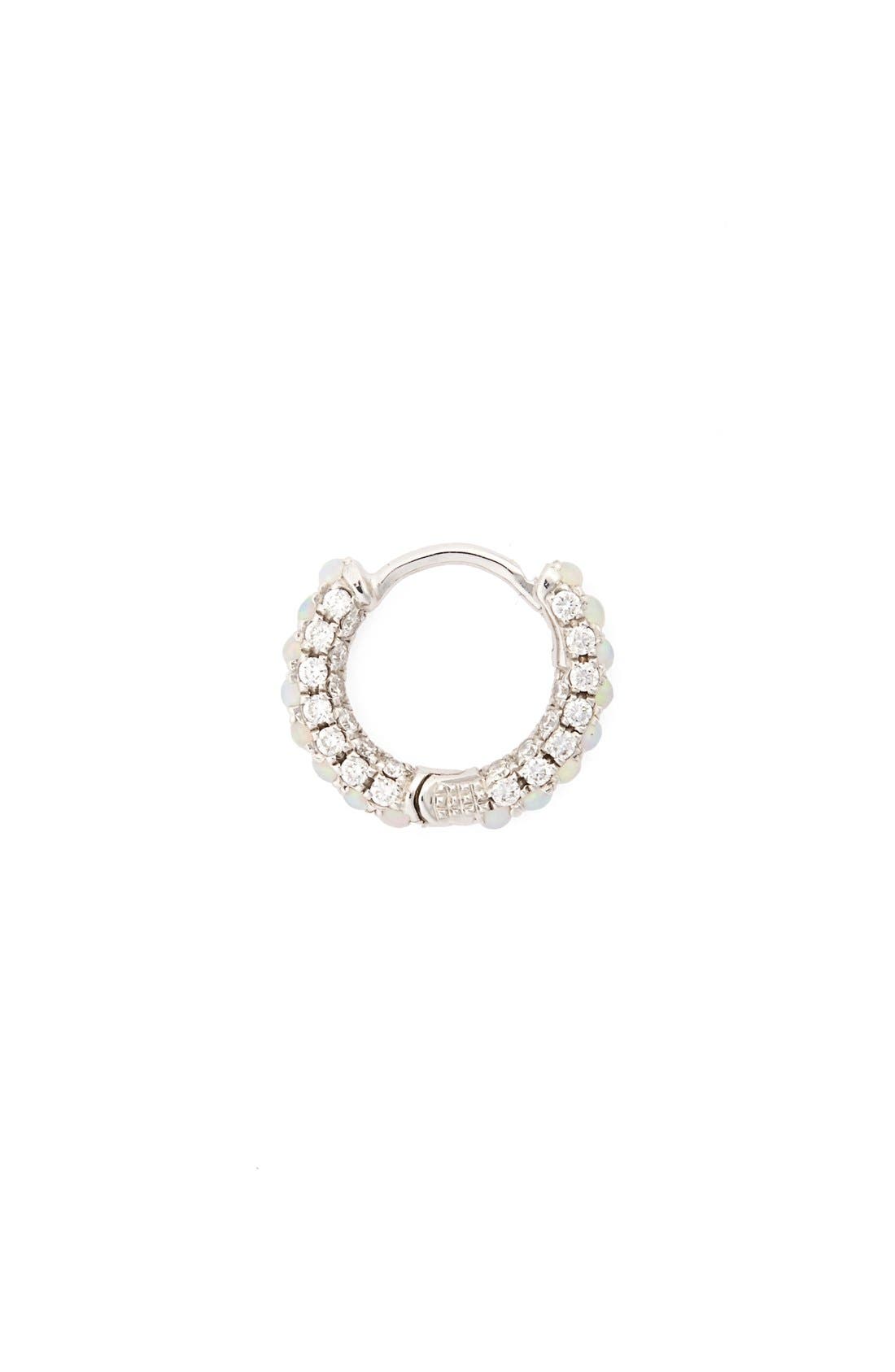 MARIA TASH 18-Gauge Opal & Diamond Five Row Pavé Ring | Nordstrom