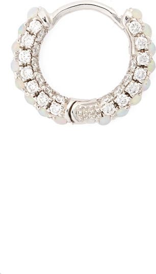 MARIA TASH 18-Gauge Opal & Diamond Five Row Pavé Ring | Nordstrom