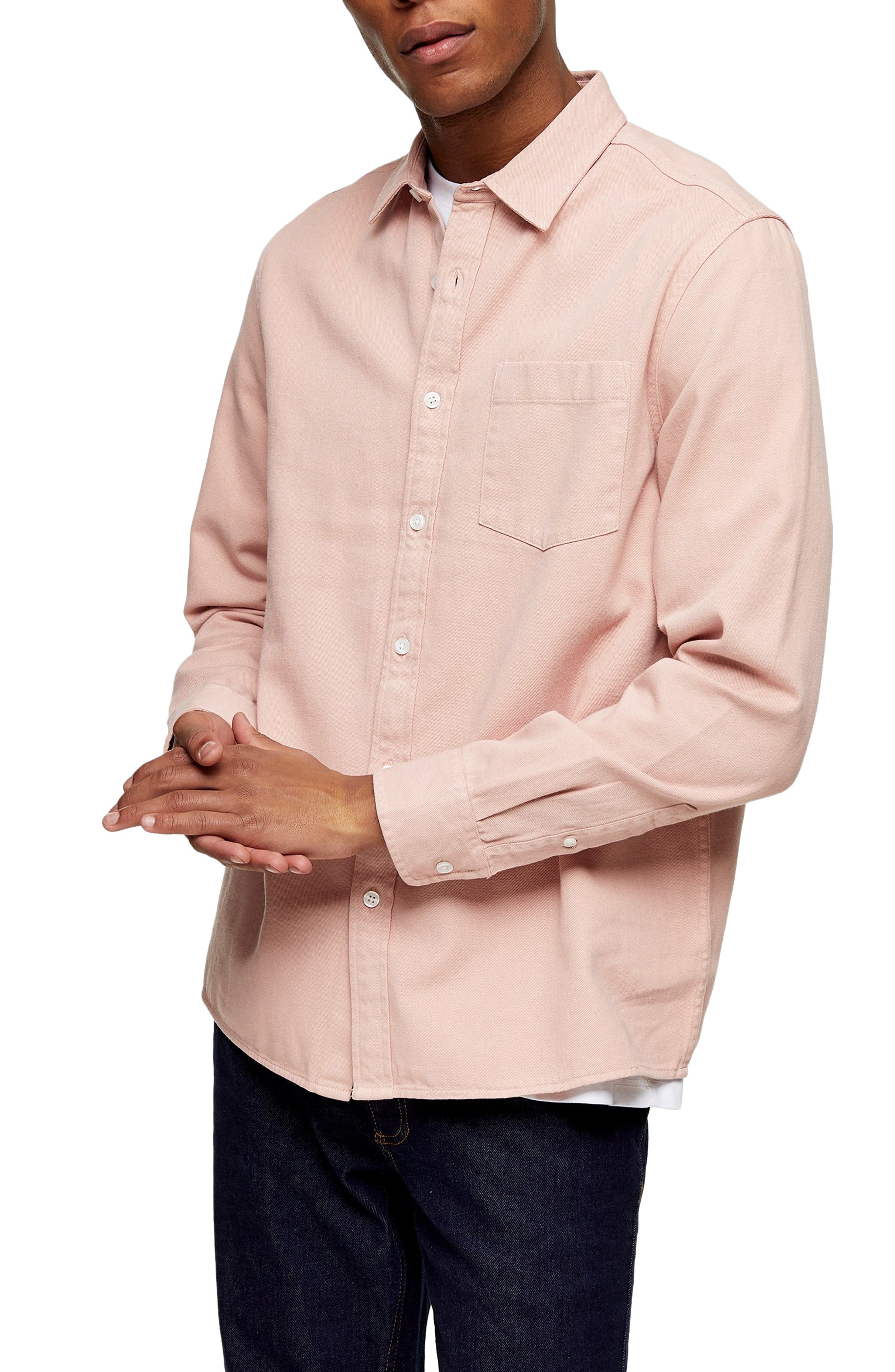 Twill Slim Fit Button-Up Shirt (Men) | Nordstromrack