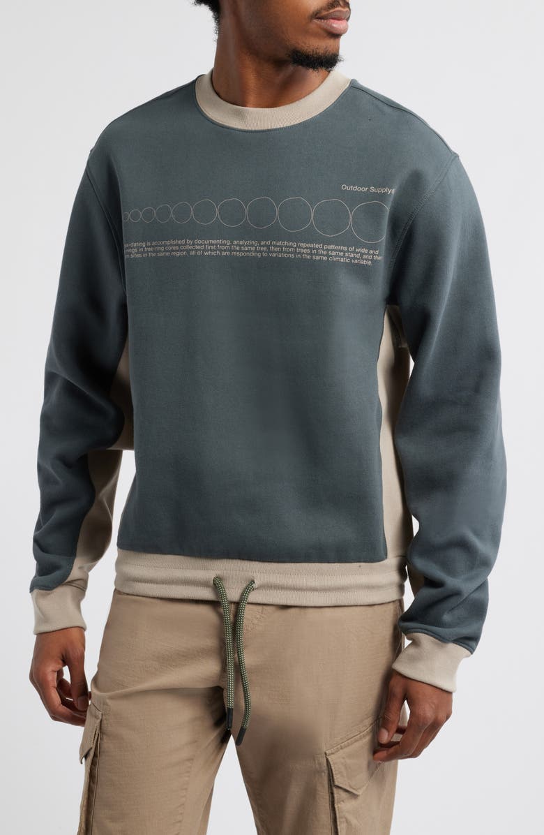 RC Outdoor Supply Tree Rings Graphic Sweatshirt | Nordstromrack