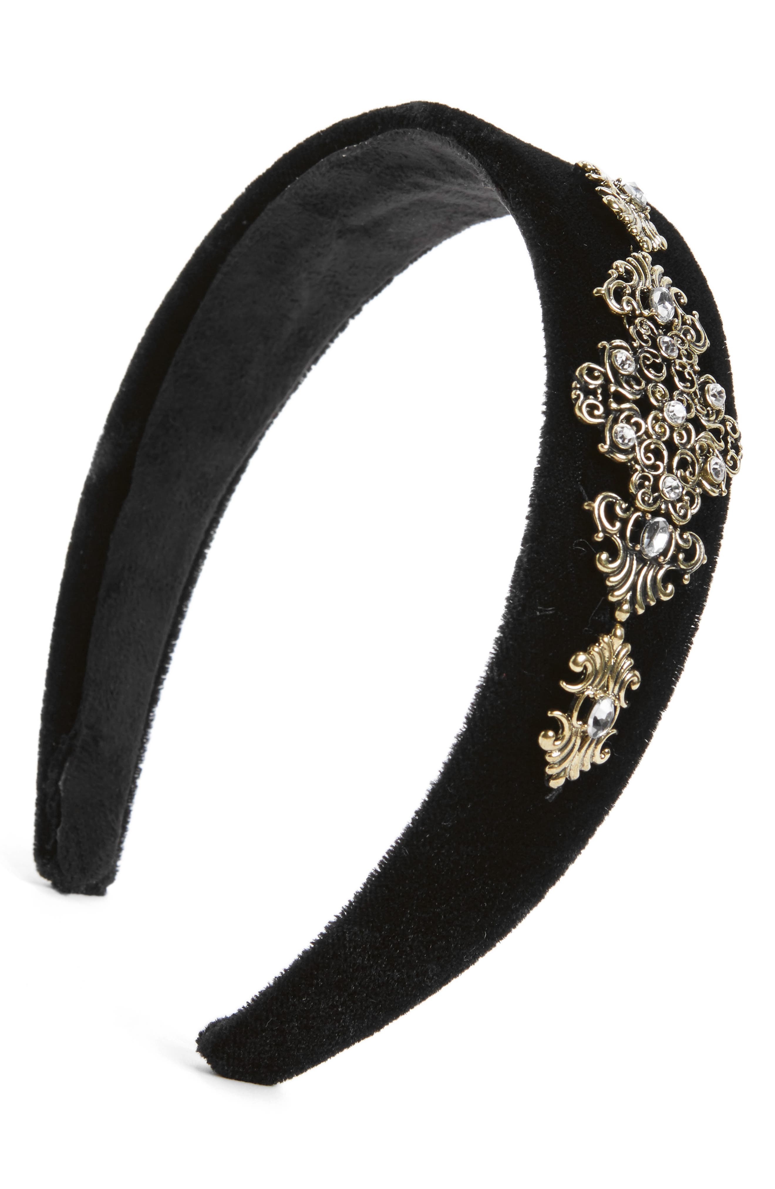 Tasha Velvet Scrollwork Headband | Nordstrom