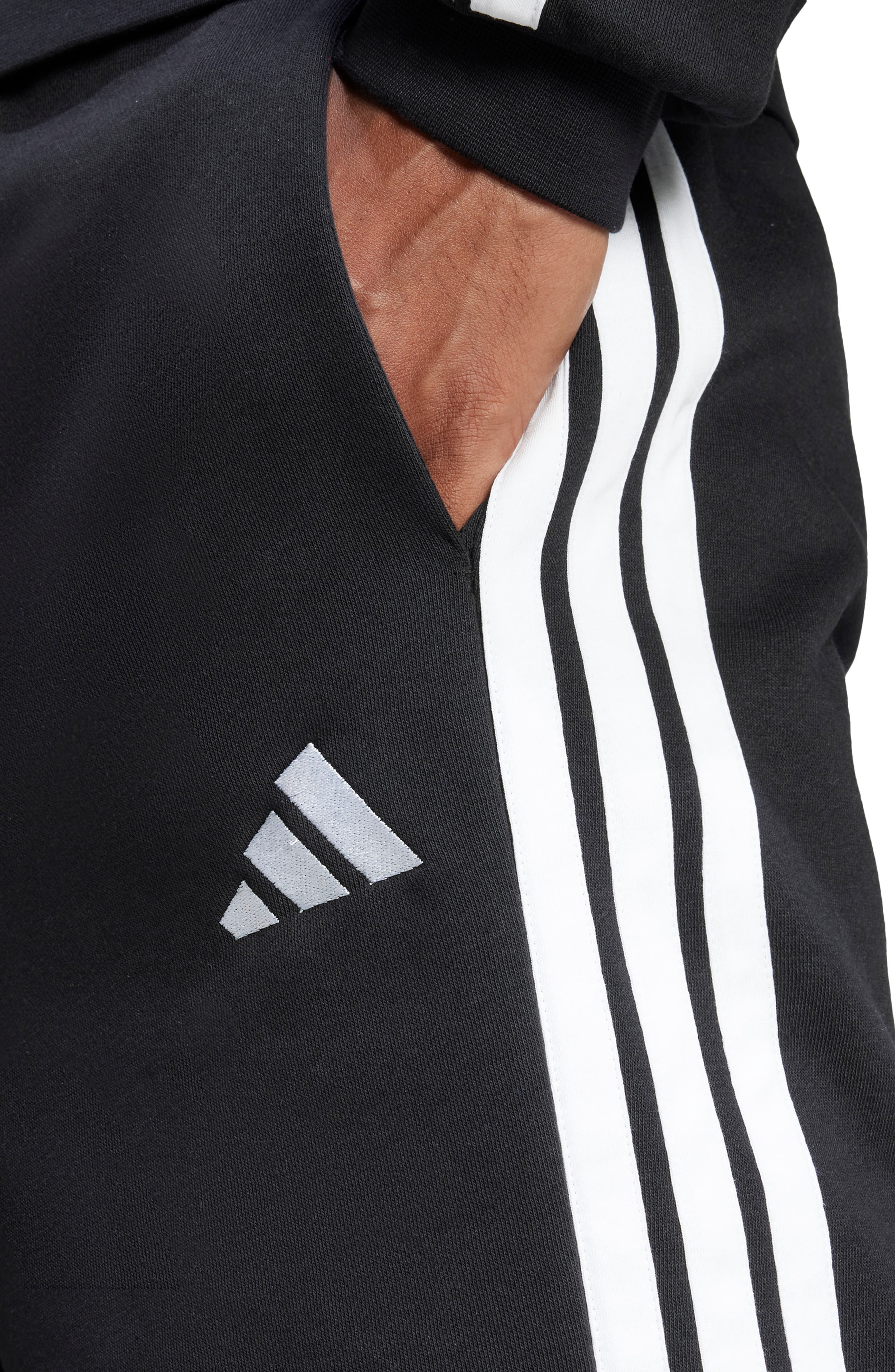 adidas Essentials 3-Stripes Fleece Shorts | Nordstromrack