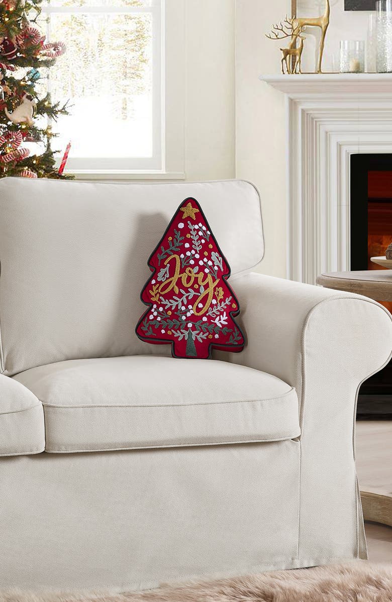 VCNY HOME Joy Christmas Tree Throw Pillow | Nordstromrack