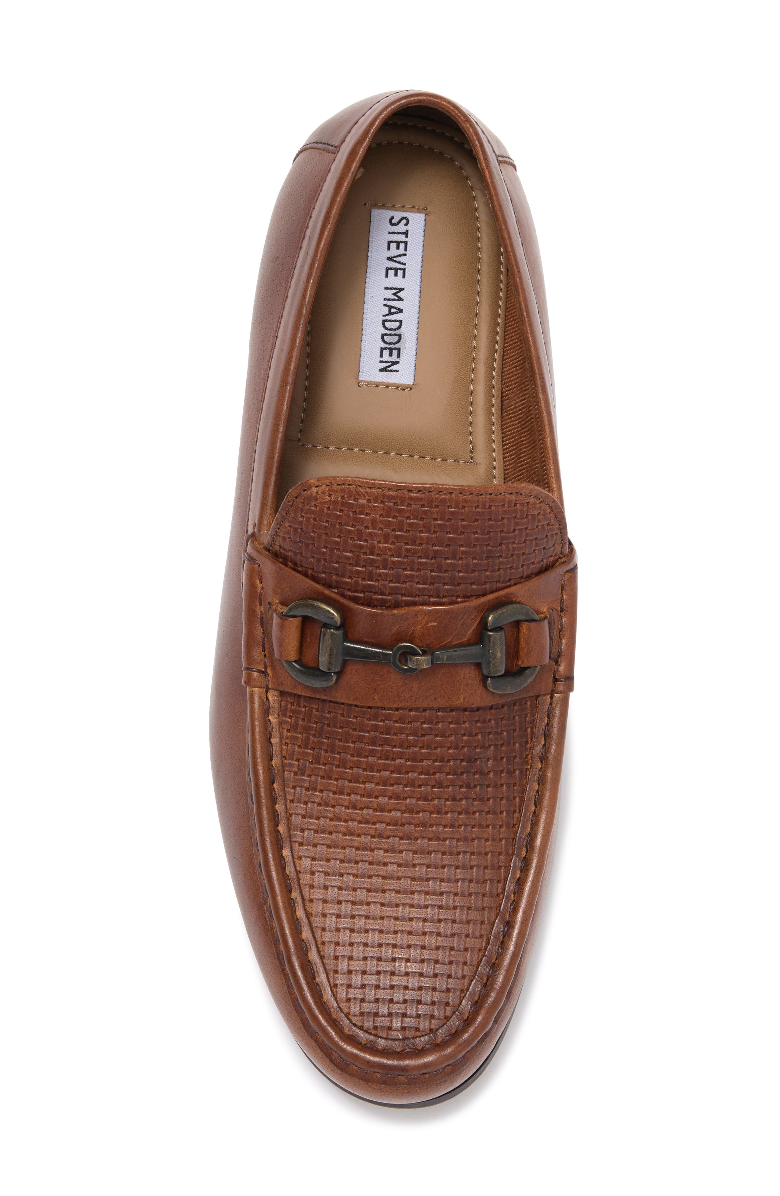 Steve Madden Leather Embossed Bit Loafer (Men) | Nordstromrack