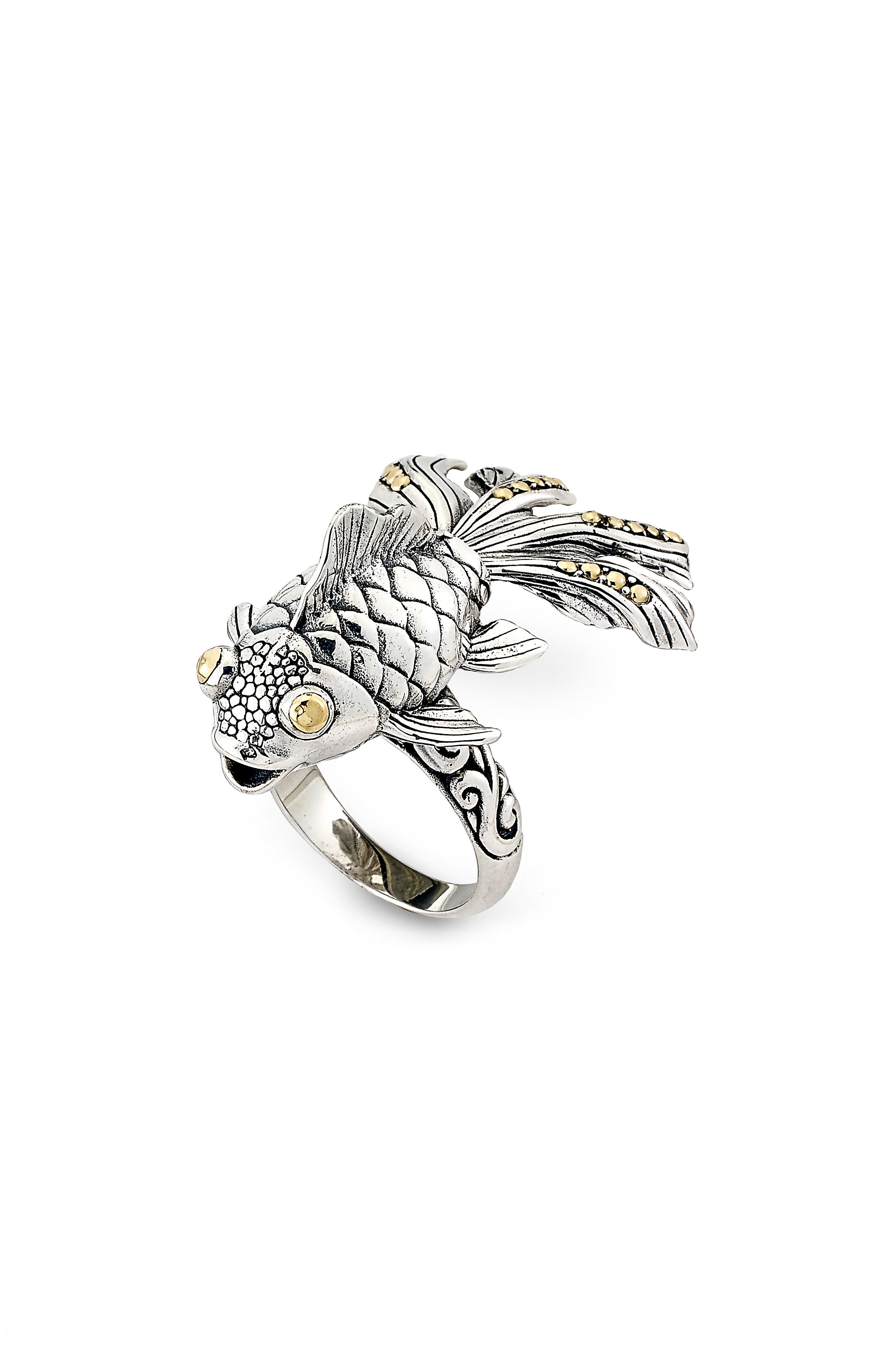 SAMUEL B. Two-Tone Flying Koi Fish Ring | Nordstromrack