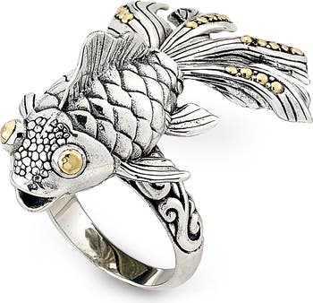 SAMUEL B. Two-Tone Flying Koi Fish Ring | Nordstromrack