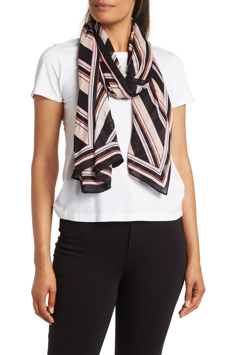Kate Spade New York aquatic stripe oblong scarf | Nordstromrack
