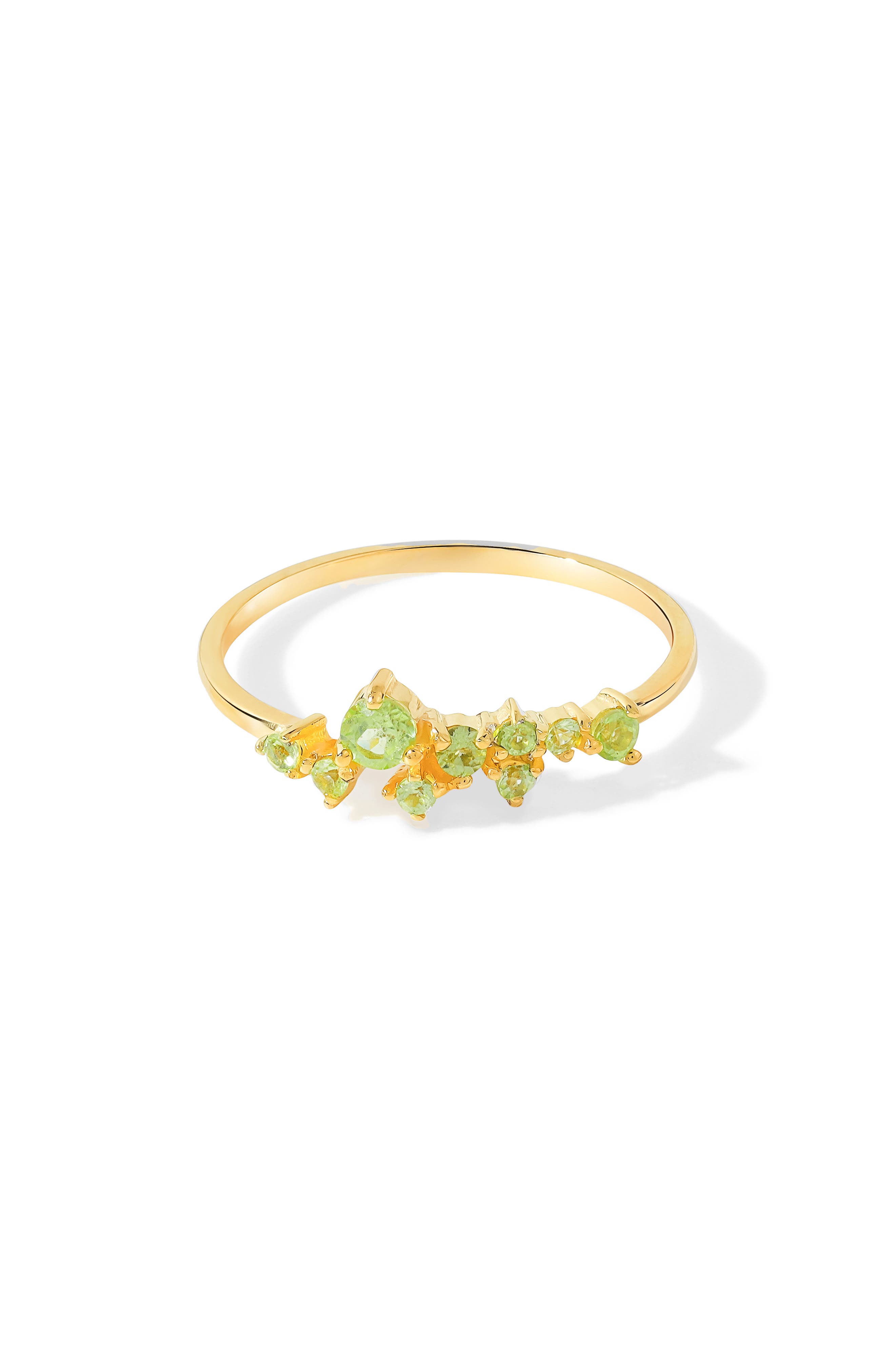 YS GEMS Asymmetric Gemstone Band Ring | Nordstromrack