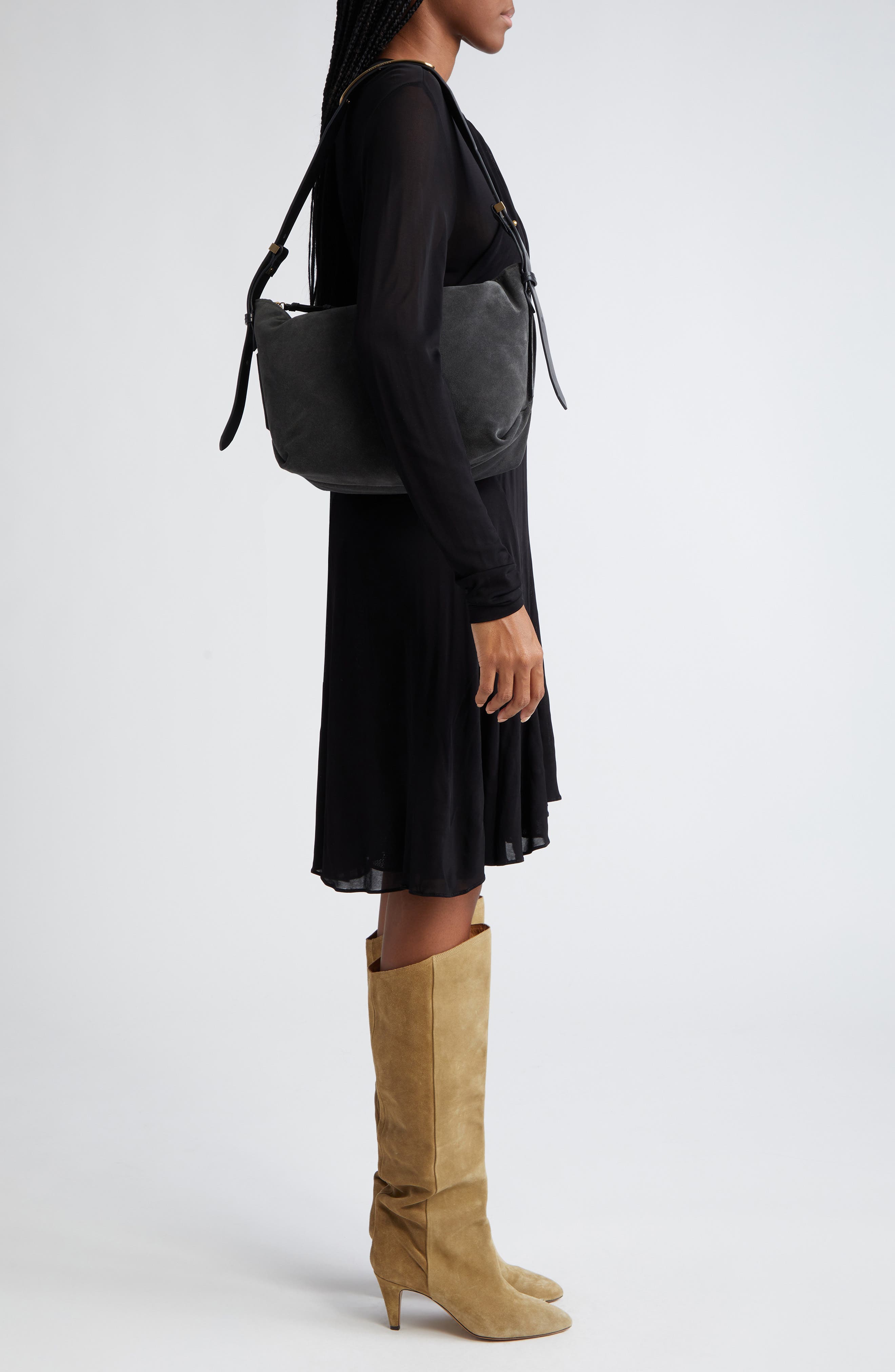 Isabel Marant Leyden Suede Hobo Bag | Nordstromrack