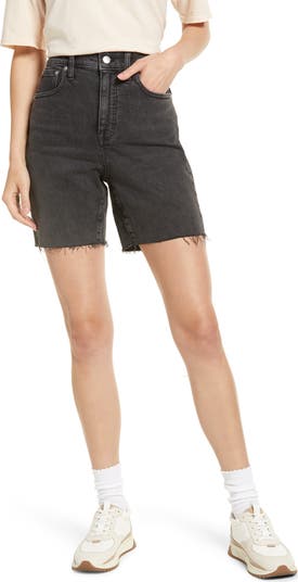 Madewell High Rise Mid Length Denim Shorts | Nordstrom