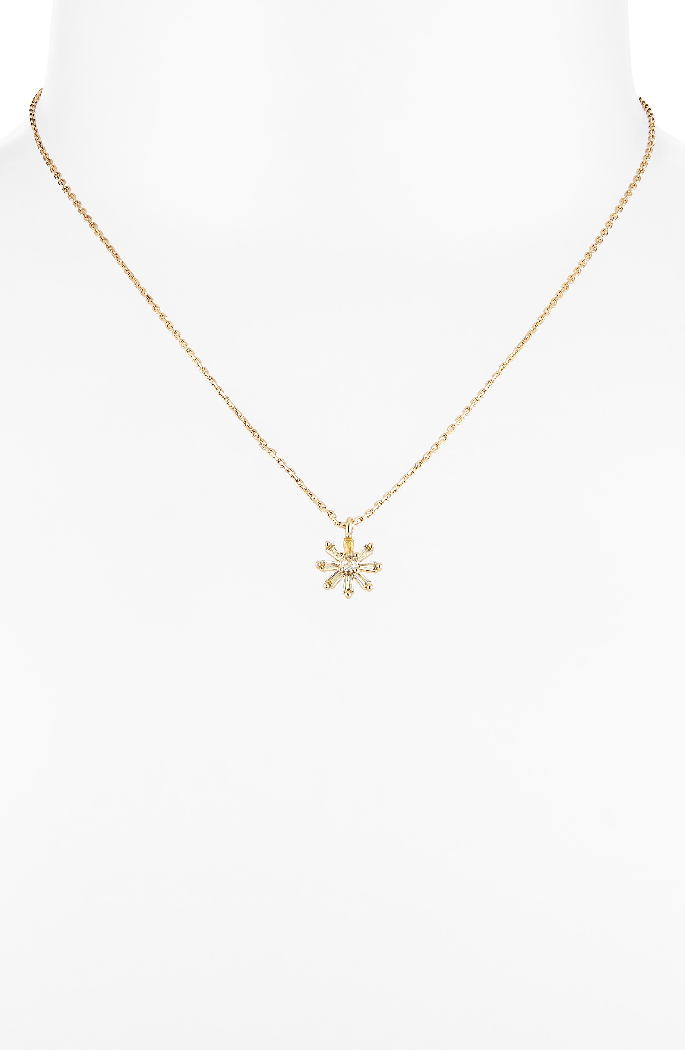 mini flower pendant necklace (Women) | Nordstromrack