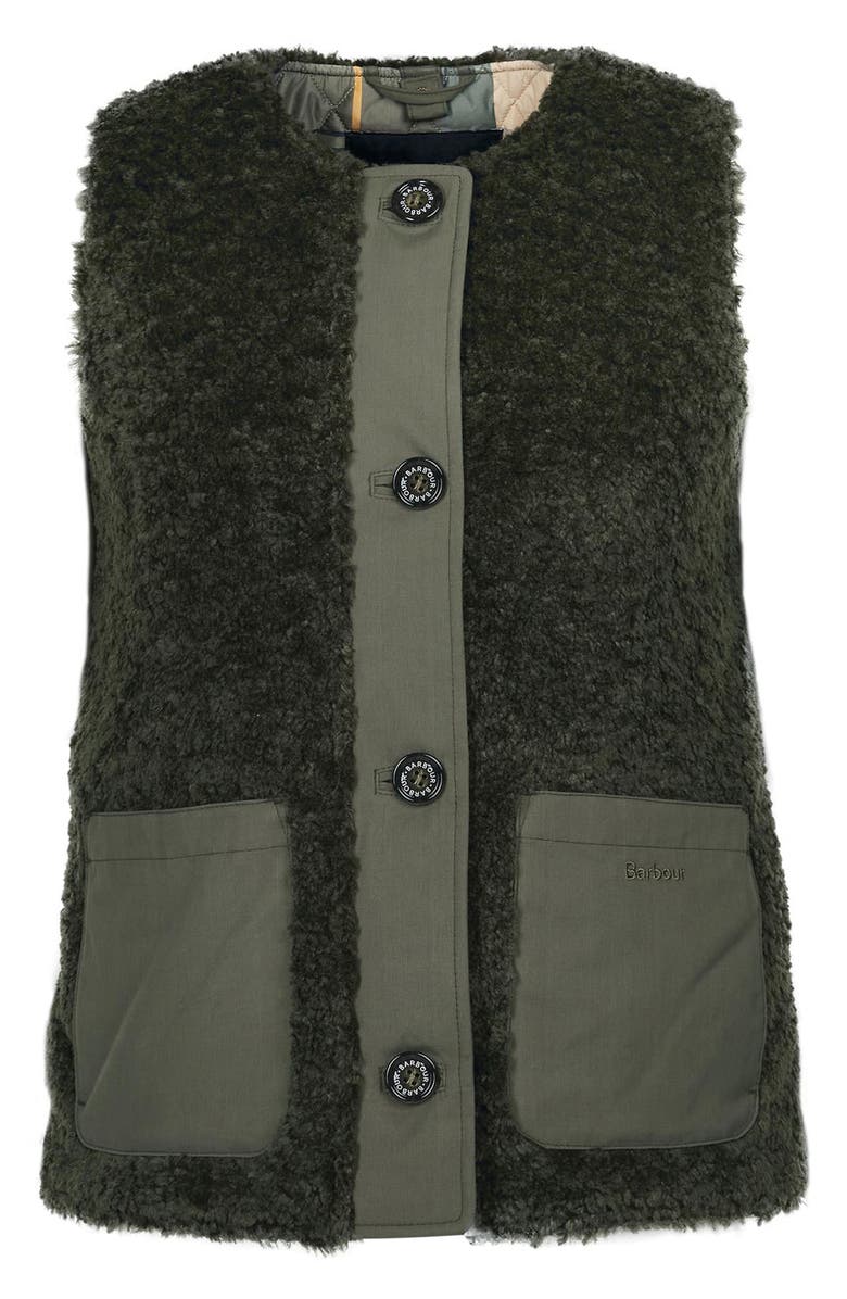 Barbour Kintra Teddy Faux Fur Liner Vest | Nordstrom