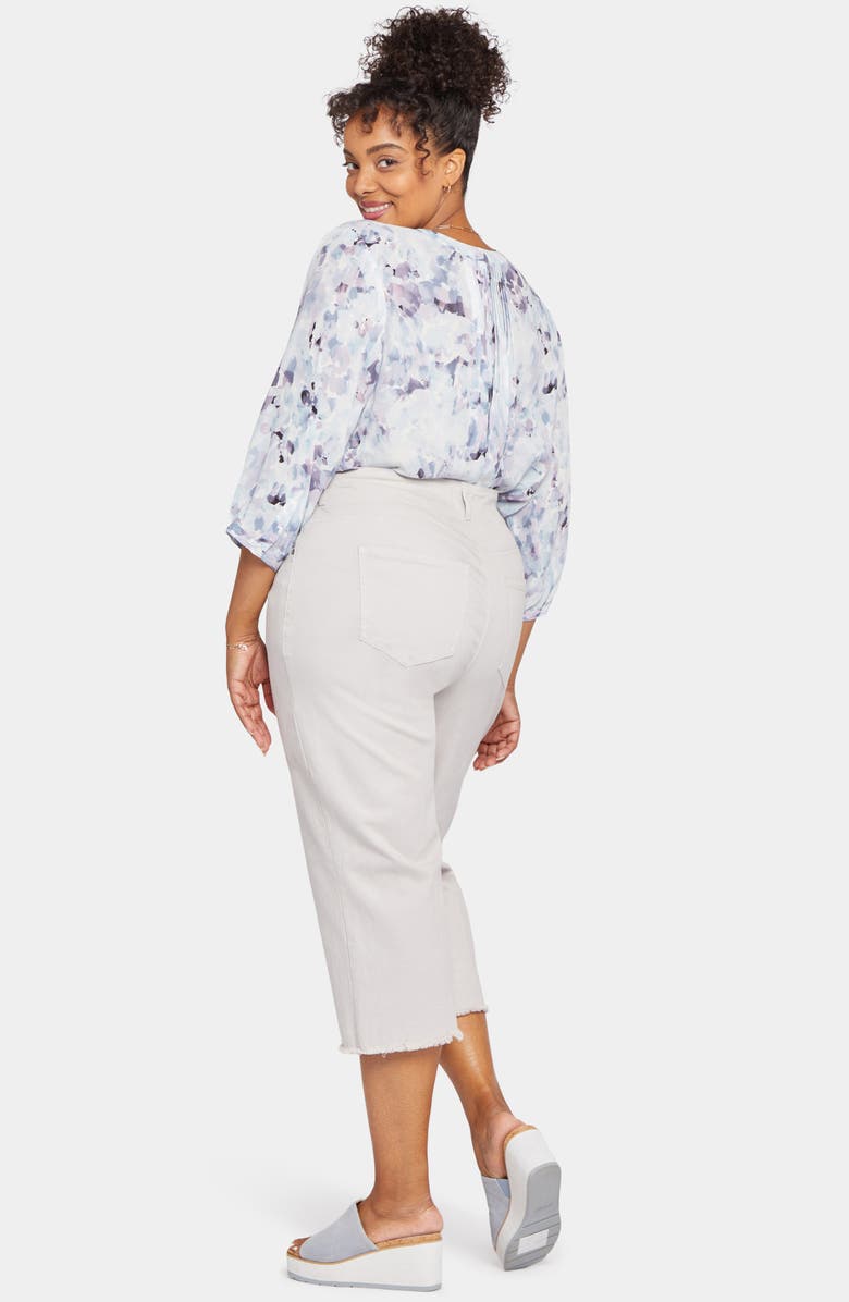 NYDJ Major High Waist Fray Hem Wide Leg Capri Jeans | Nordstromrack
