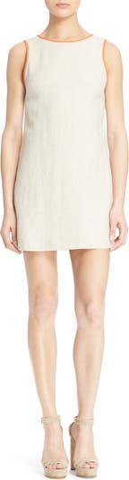 Alice + Olivia 'Tisha' Linen Shift Dress | Nordstrom