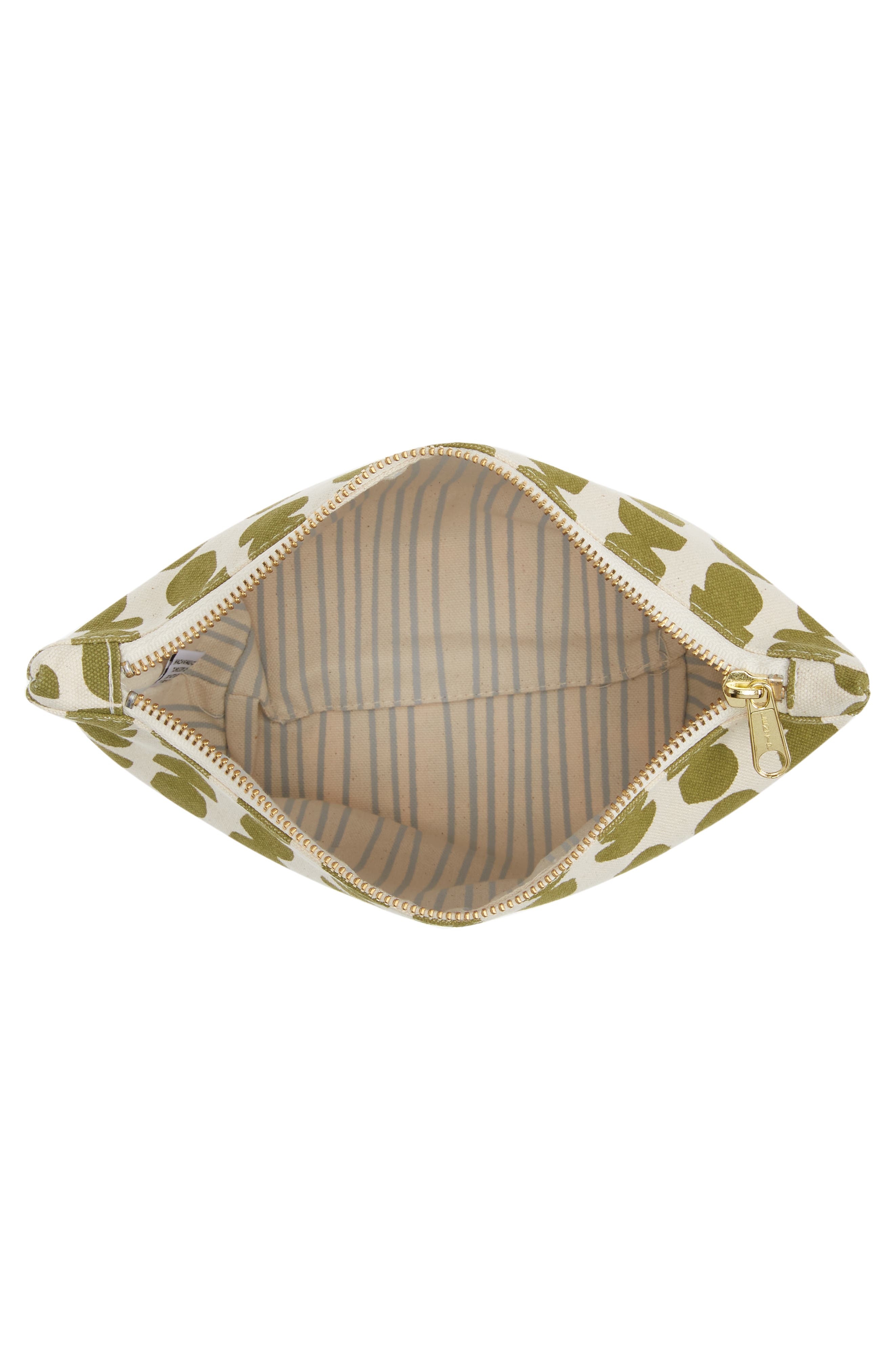 Dance Happy Geometric Print Canvas Zip Pouch | Nordstromrack
