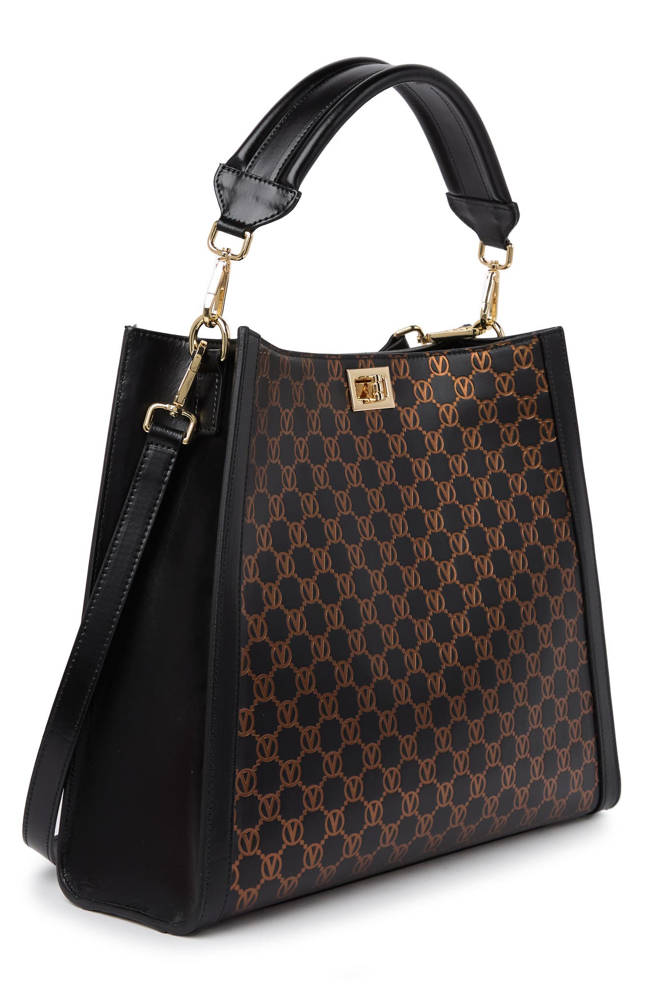 VALENTINO BY MARIO VALENTINO France Monogram Leather Tote Bag ...