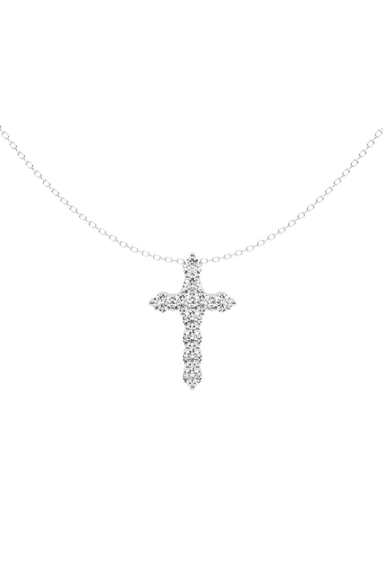 Badgley Mischka Collection 14K White Gold Near Colorless Lab Grown ...