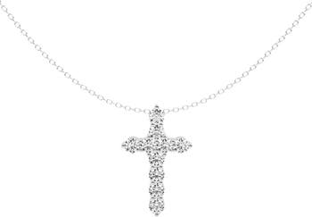 Badgley Mischka Collection 14K White Gold Near Colorless Lab Grown ...