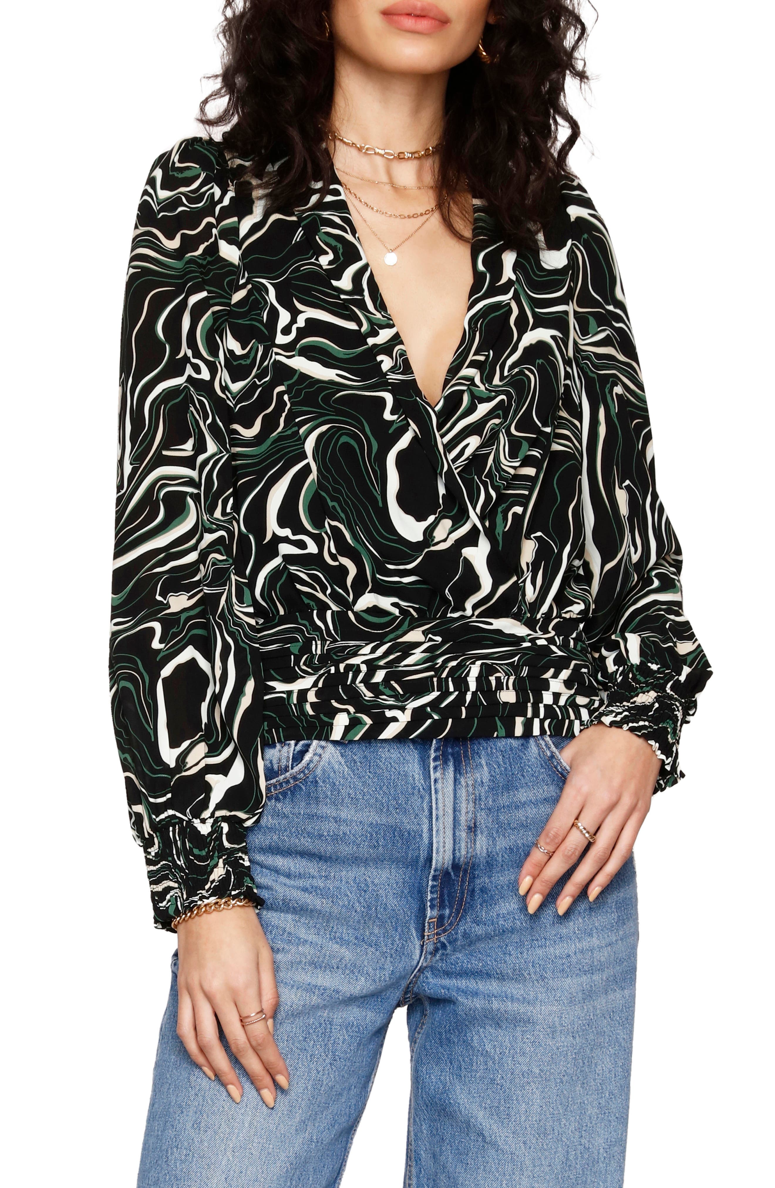 Heartloom Rosi Long Sleeve Wrap Top | Nordstromrack