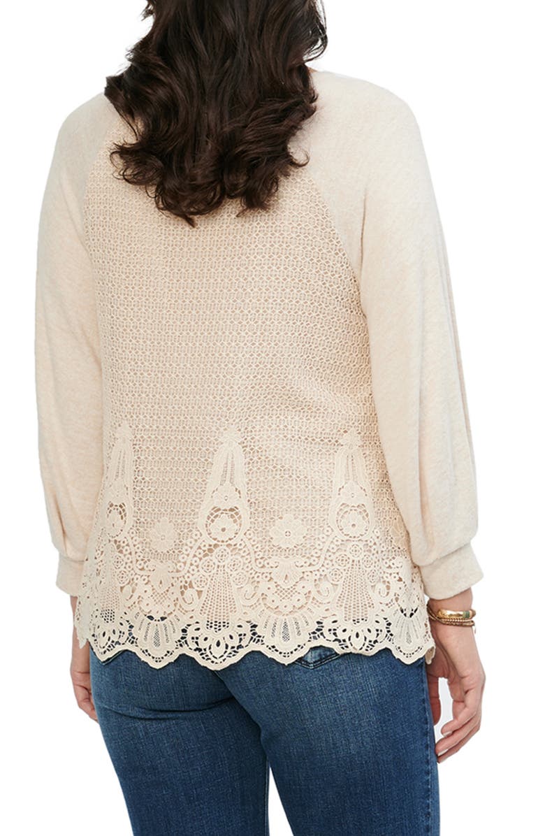 Democracy Pleated Blouson Sleeve Hacci Top | Nordstromrack