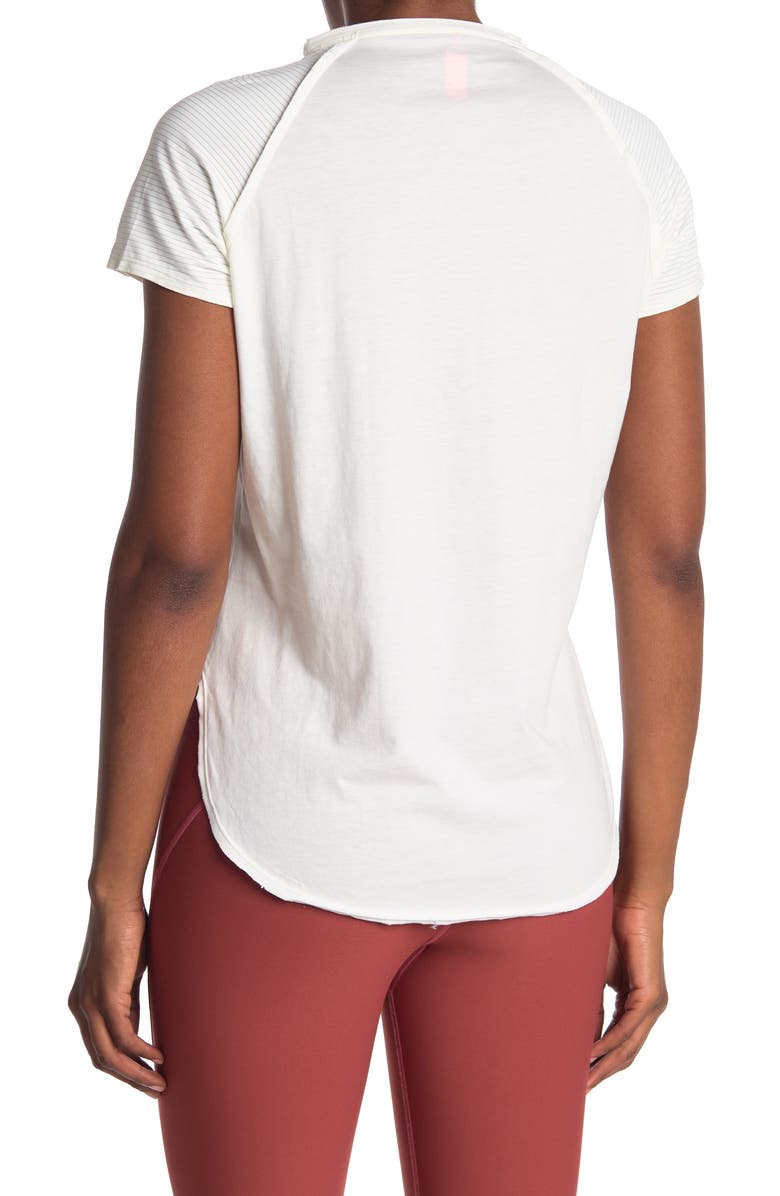 Maaji Pearled Ivory Raglan Sleeve Top | Nordstromrack