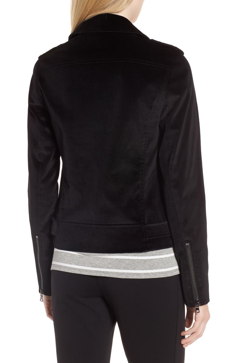 Nordstrom Signature Velvet Moto Jacket | Nordstrom