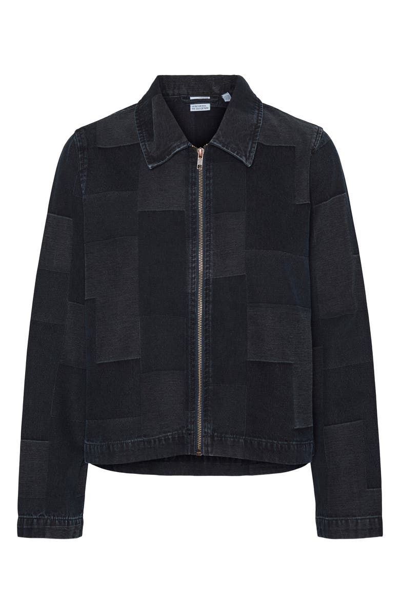 VERO MODA Likka Patchwork Zip Denim Jacket | Nordstromrack