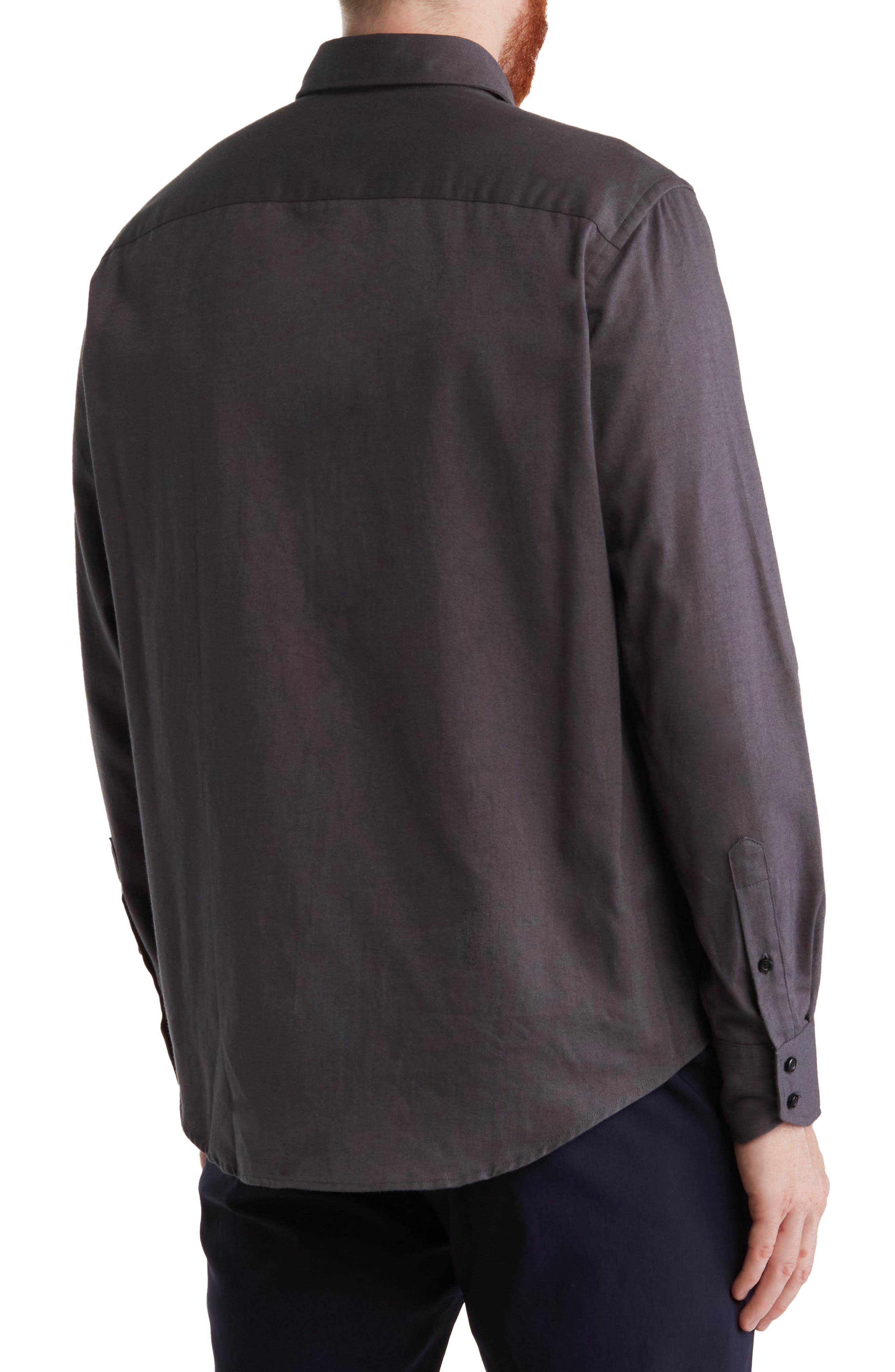 Thomas Dean Brushed Flannel Sport Shirt | Nordstromrack