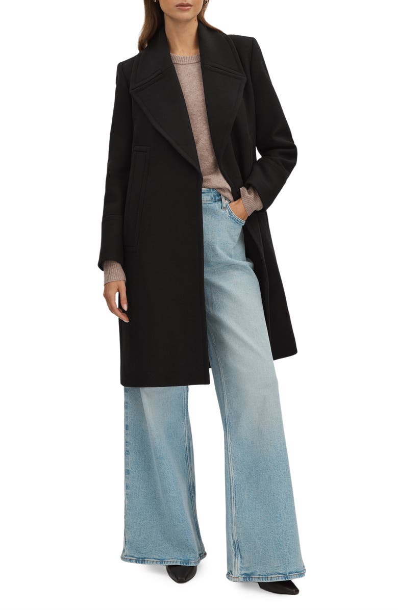 Reiss Katia Wool Blend Felt Coat | Nordstromrack