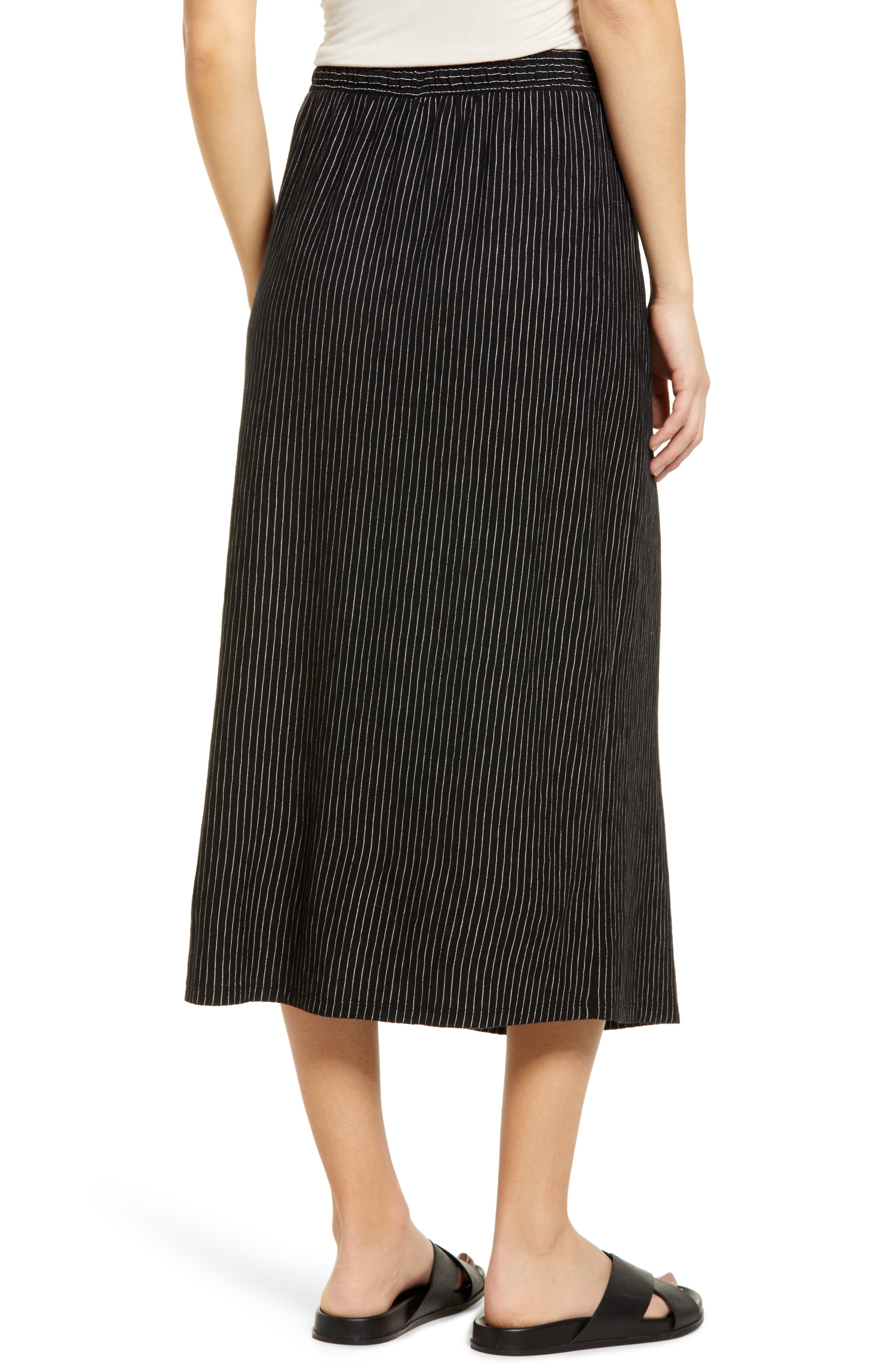 Caslon® Drawstring Midi Skirt | Nordstromrack