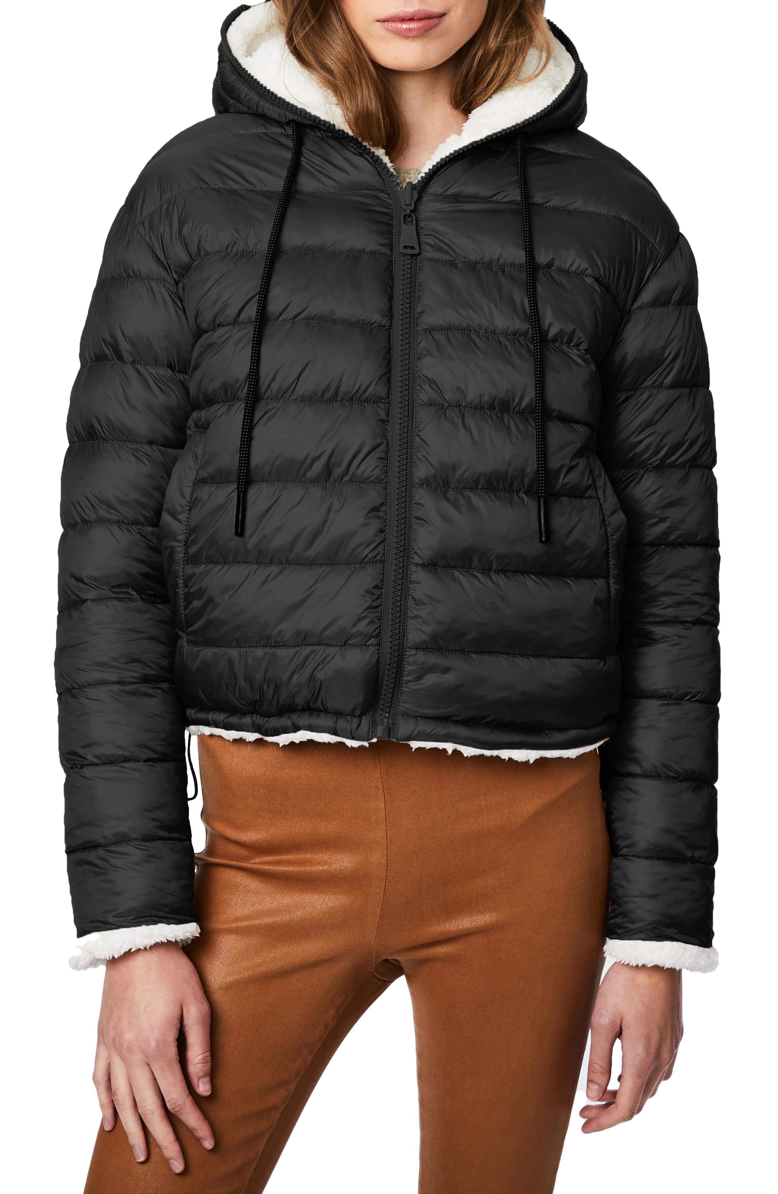 Bernardo Women's Reversible Hooded Puffer Jacket | Nordstromrack