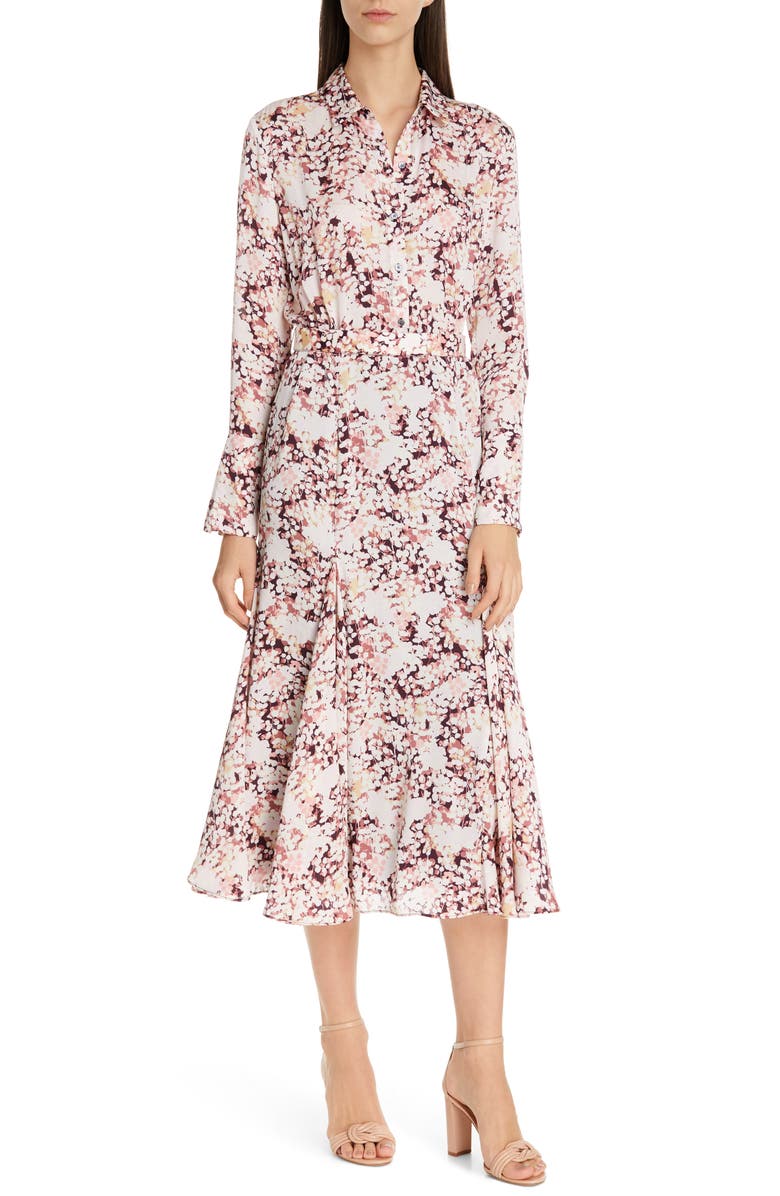 Equipment Bancort Long Sleeve Flared Hem Shirtdress | Nordstrom