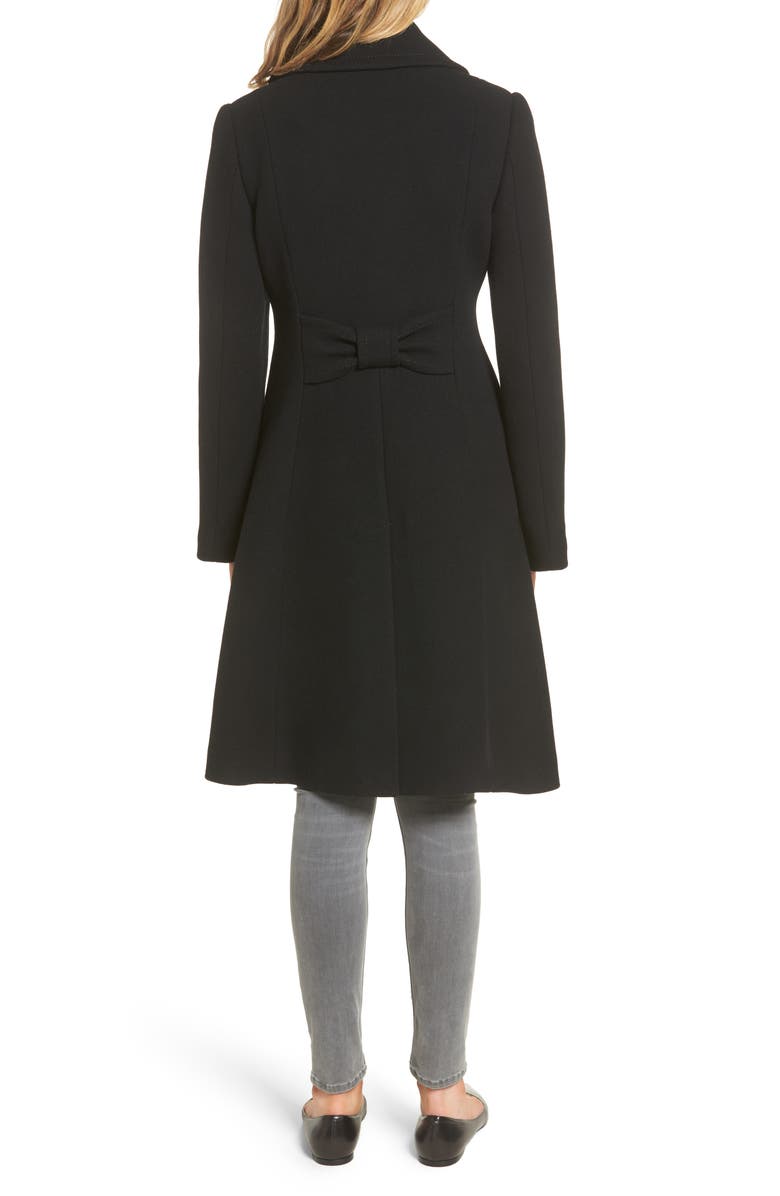 ZDNU KATE SPADE kate spade new york twill fit & flare coat | Nordstrom