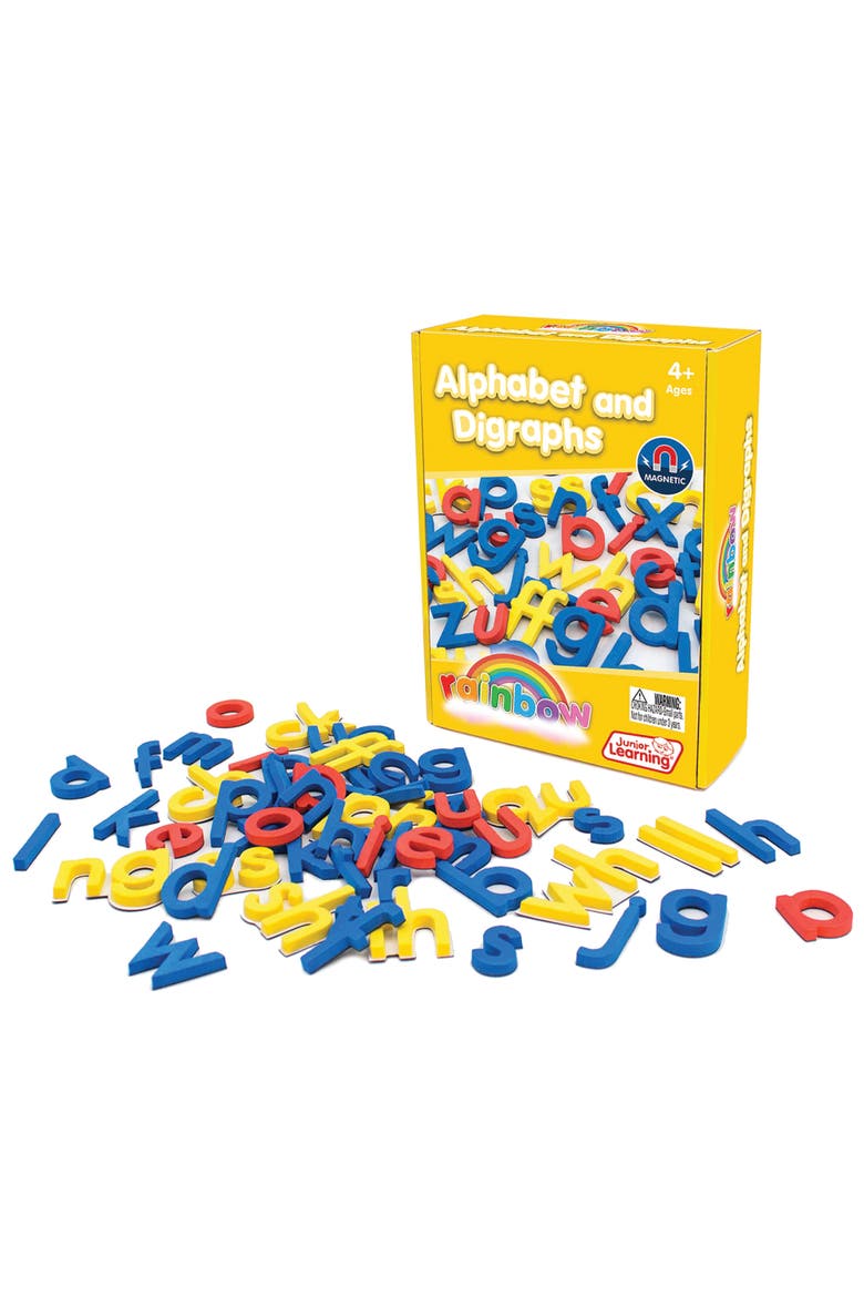Junior Learning Alphabet and DIGRAPHS Print Rainbow Set of 56 | Nordstrom