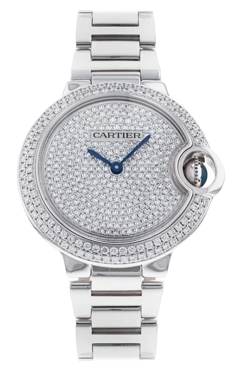 Watchfinder & Co. Cartier Preowned Ballon Bleu Diamond Bracelet Watch ...
