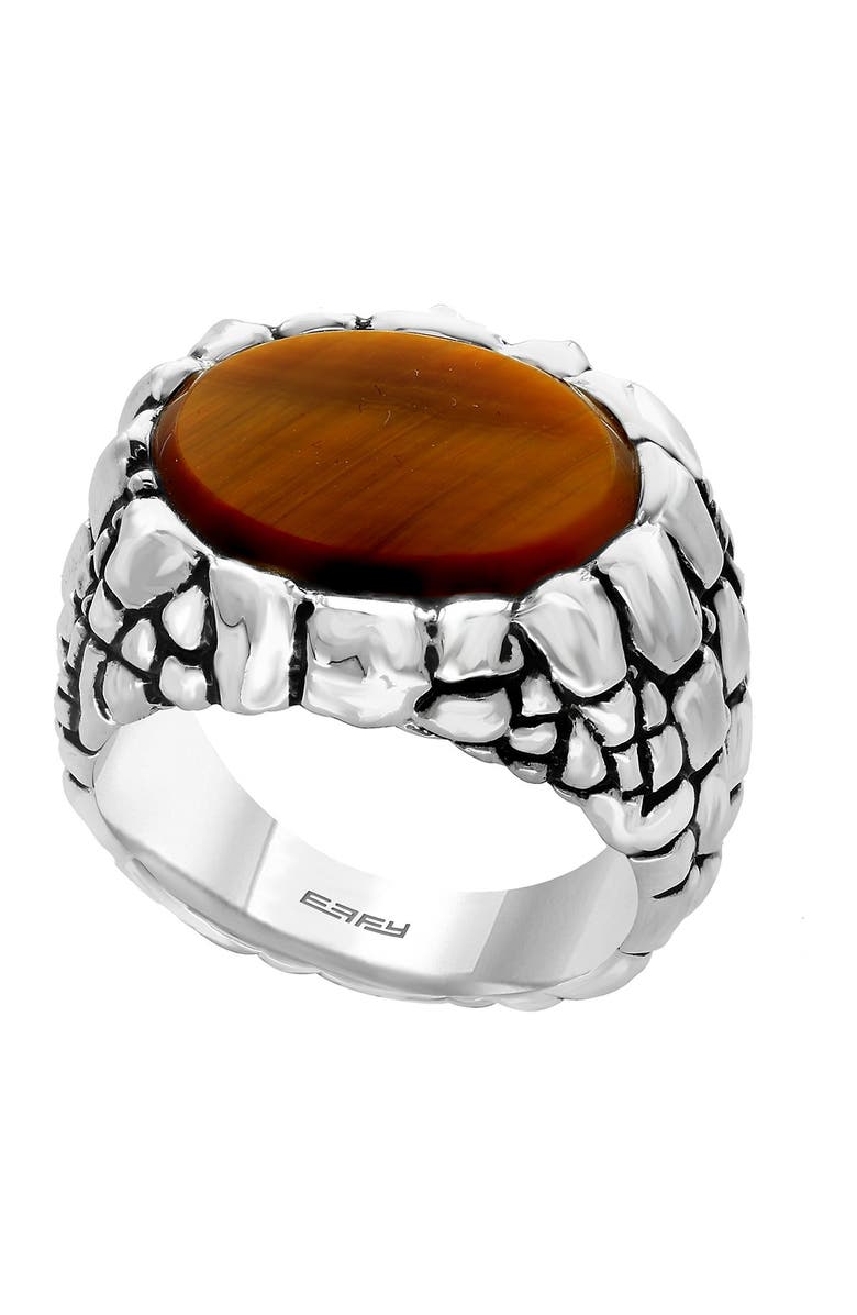 EFFY Sterling Silver Tiger's Eye Ring - SIze 10 | Nordstromrack