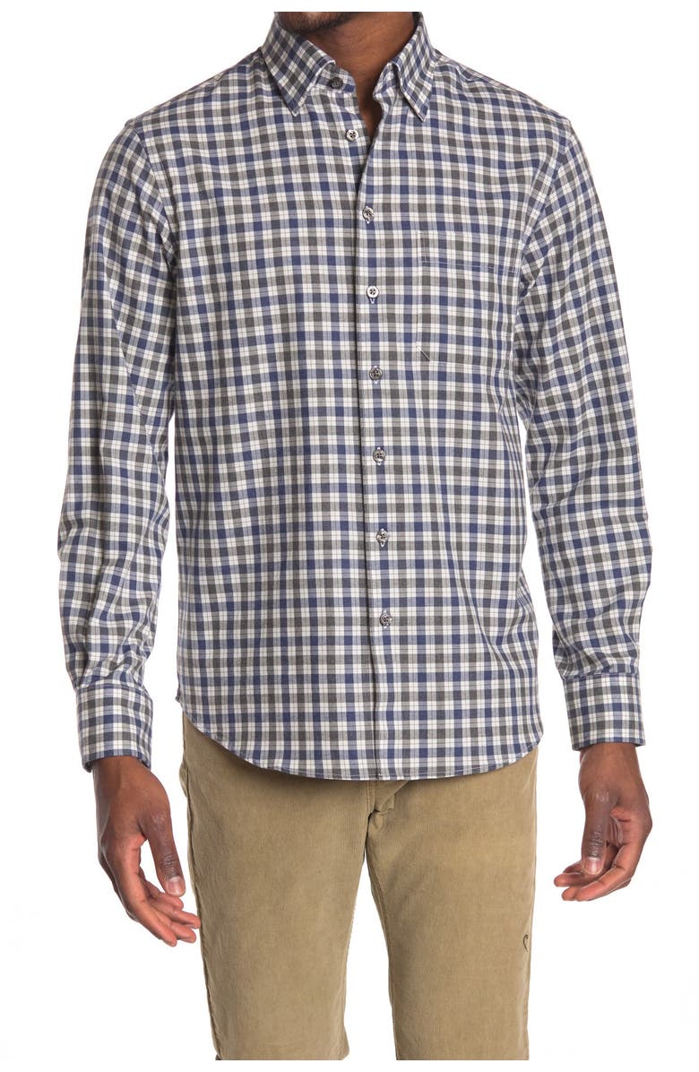 Scott Barber Check Print Regular Fit Shirt | Nordstromrack