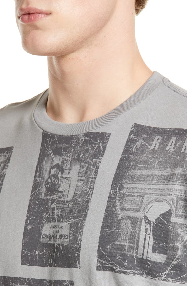 KARL LAGERFELD PARIS Paris Landscape Vintage Wash Graphic Tee ...
