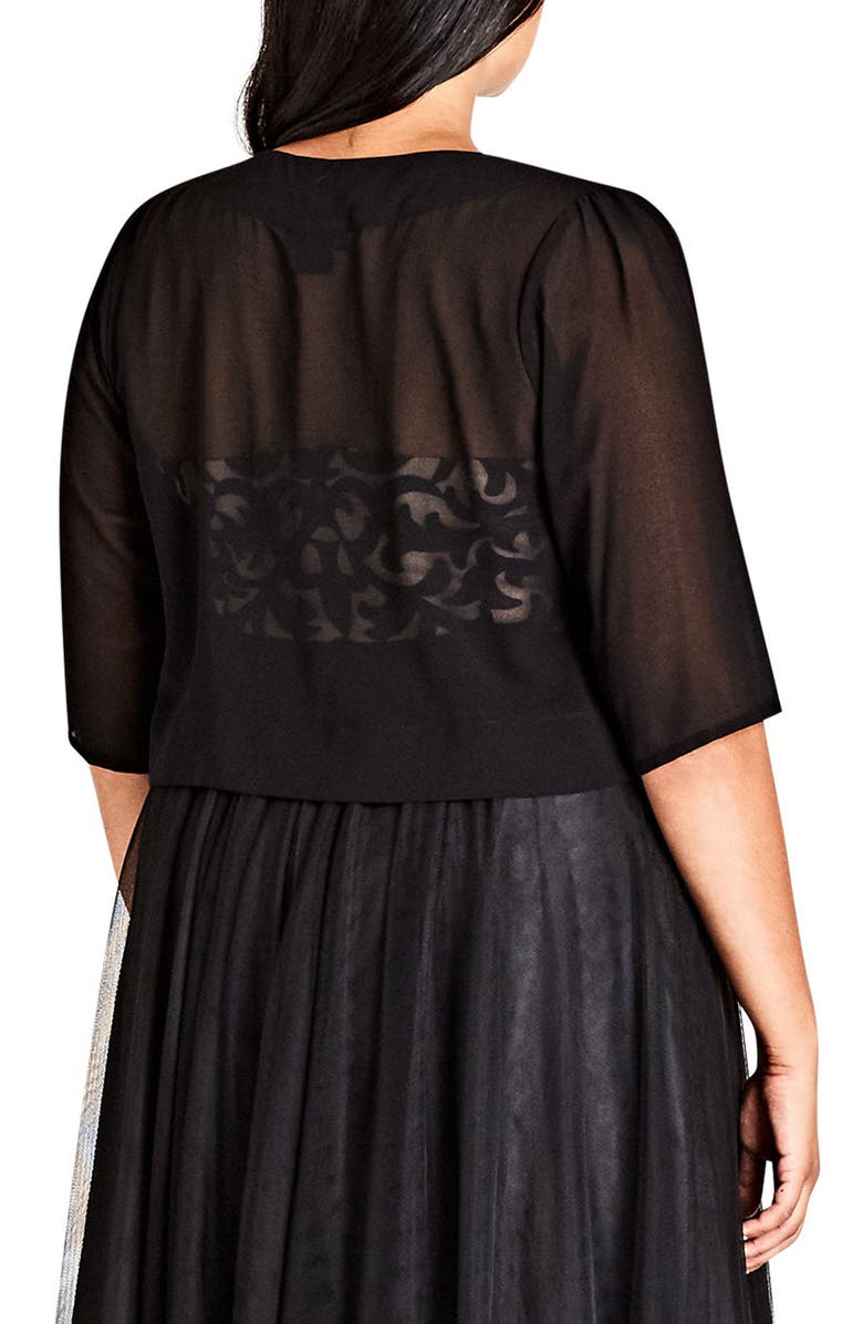 City Chic Chiffon Shrug | Nordstrom