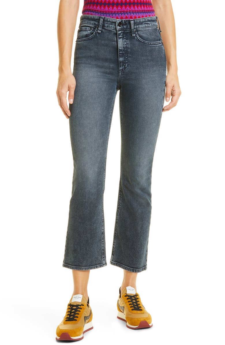 rag & bone/JEAN Nina High Waist Flare Leg Jeans | Nordstromrack