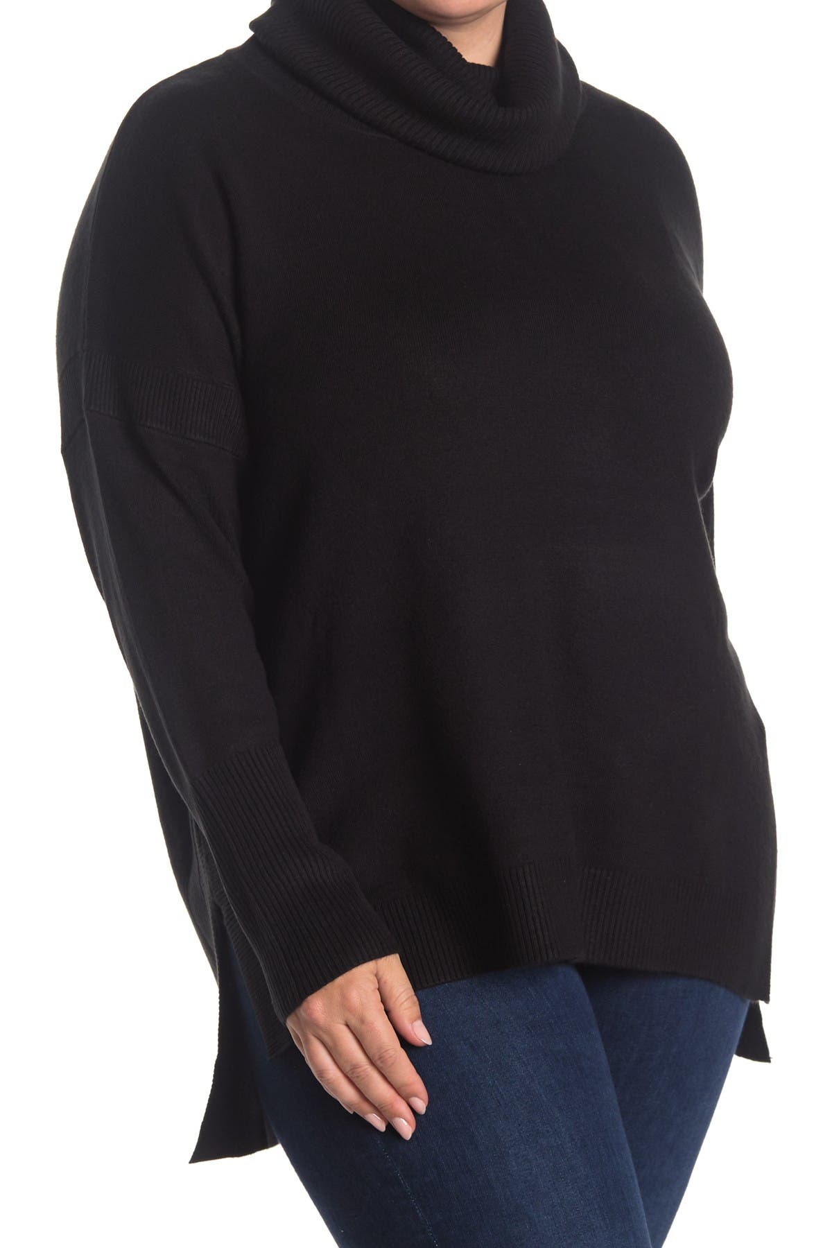 French Connection Cowl Neck Step Hem Sweater | Nordstromrack