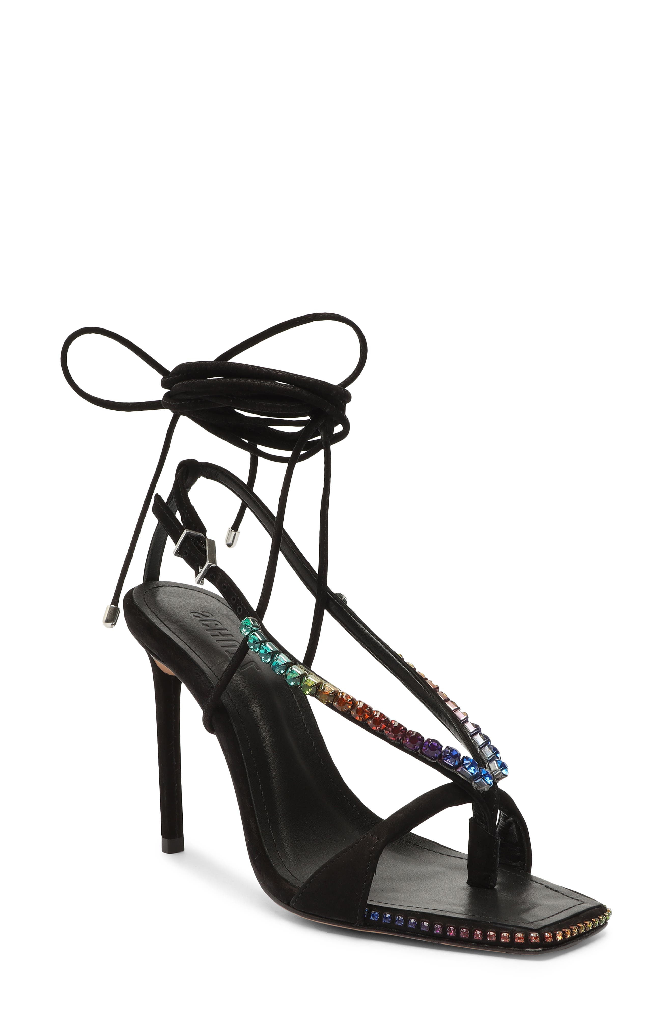 Schutz Vikki Crystal Strappy Sandal (Women) | Nordstromrack