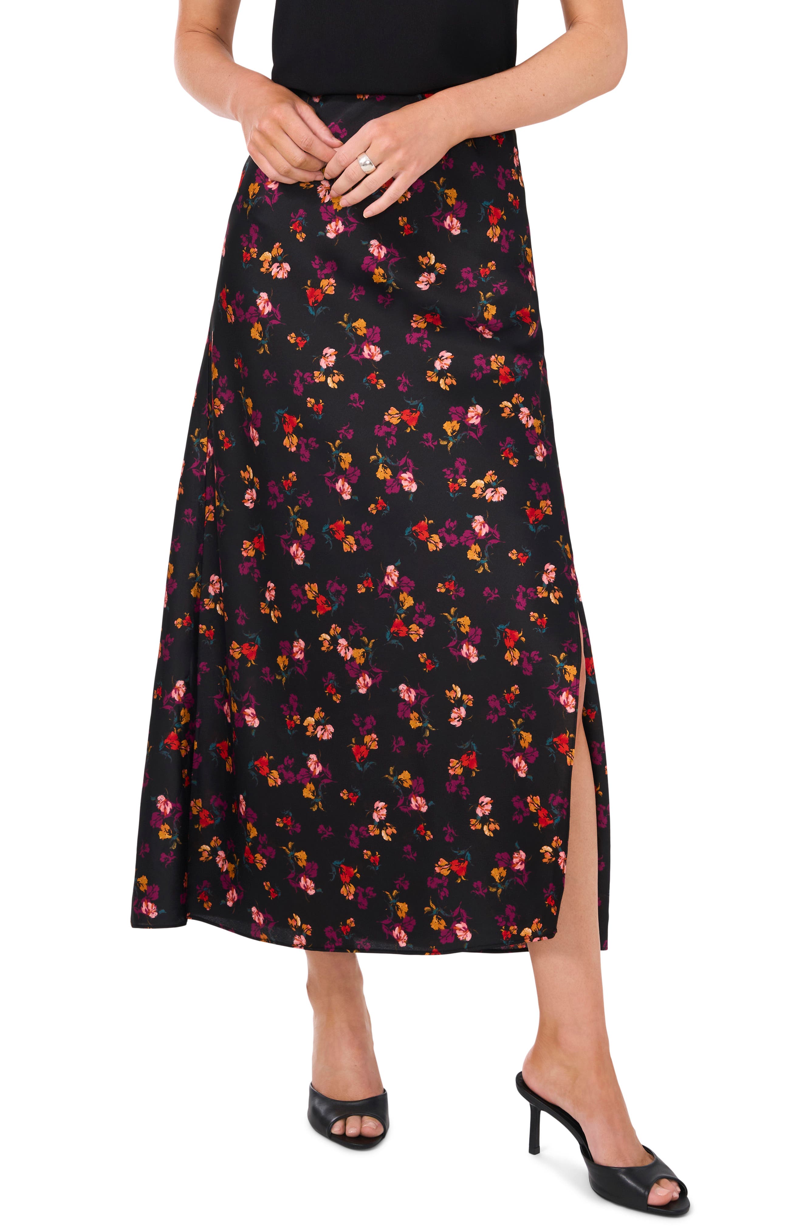Halogen® Side Slit Midi Skirt | Nordstromrack