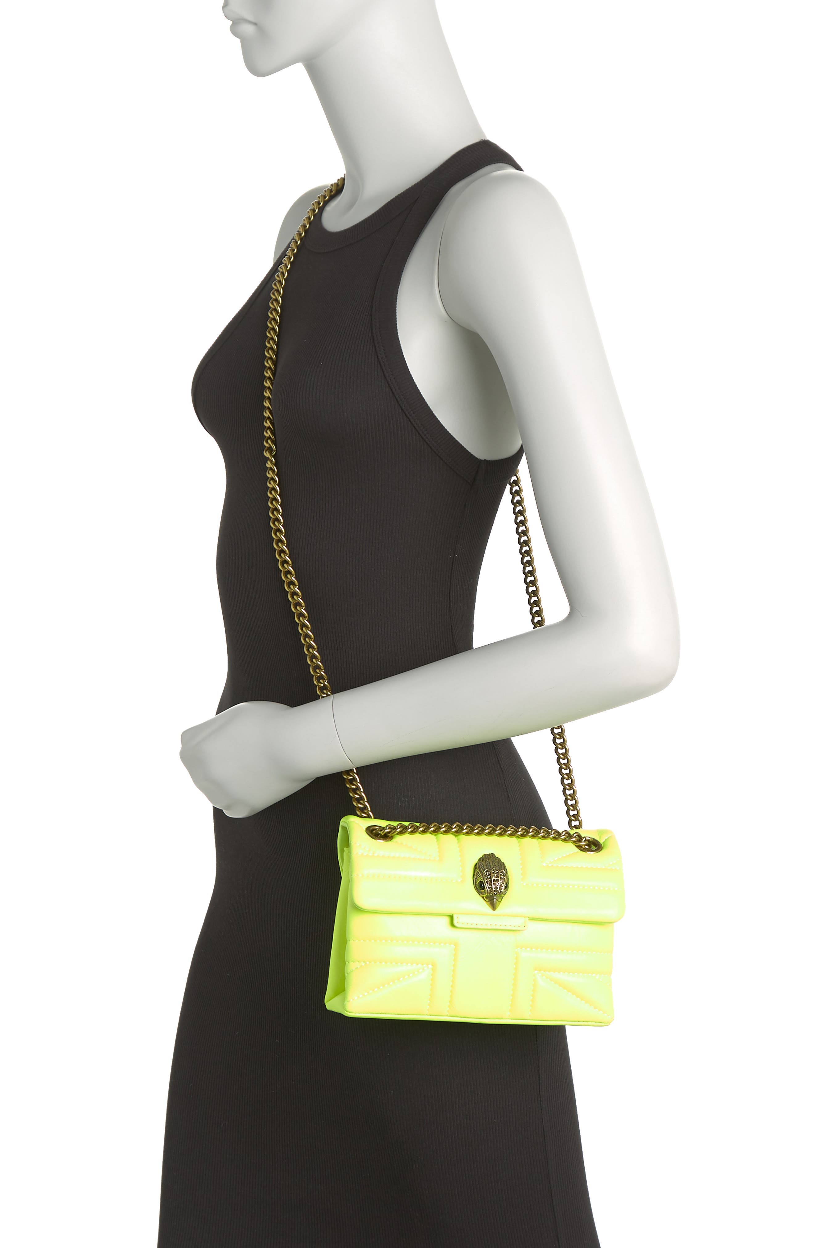 Kurt Geiger London Kensington Union Jack Leather Shoulder Bag ...