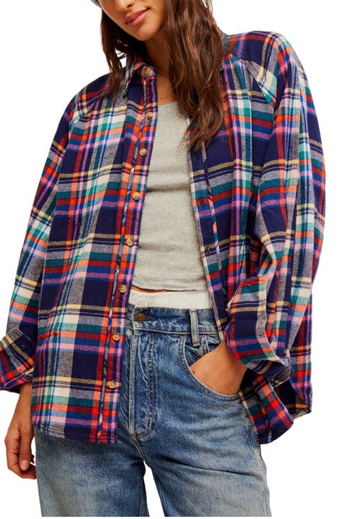 Women's Blouse Plaid Tops | Nordstrom