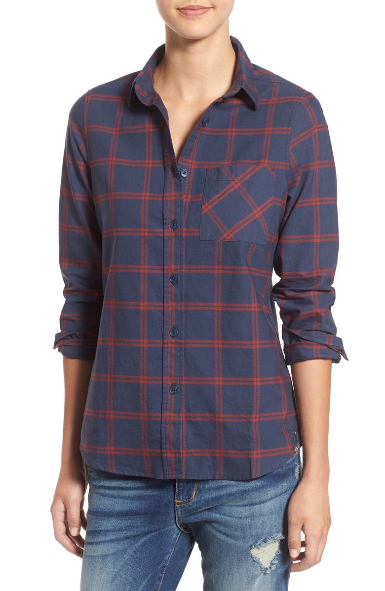 Rip Curl 'Willa' Plaid Flannel Shirt | Nordstrom