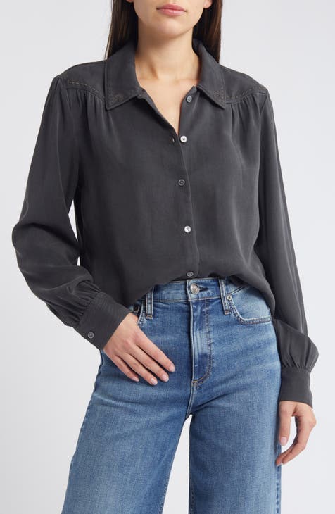 Women's Grey Tops | Nordstrom