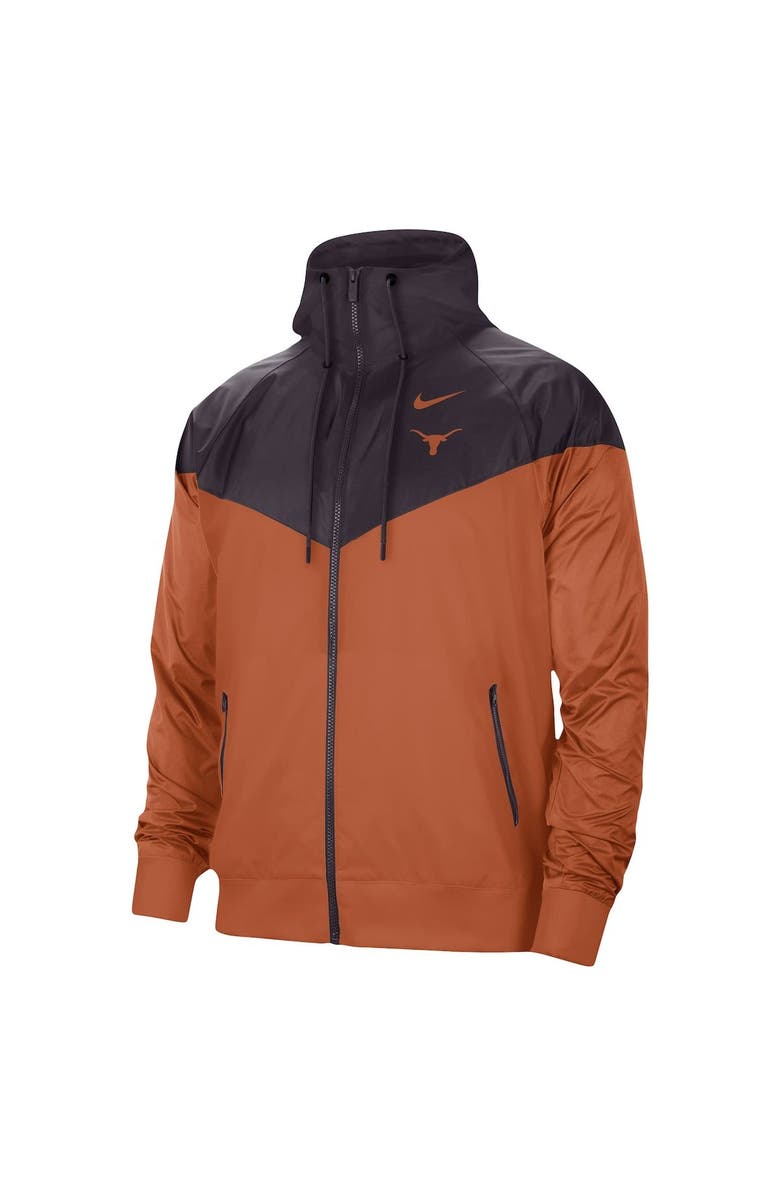 Nike Men's Nike Charcoal/Texas Orange Texas Longhorns Windrunner Raglan ...