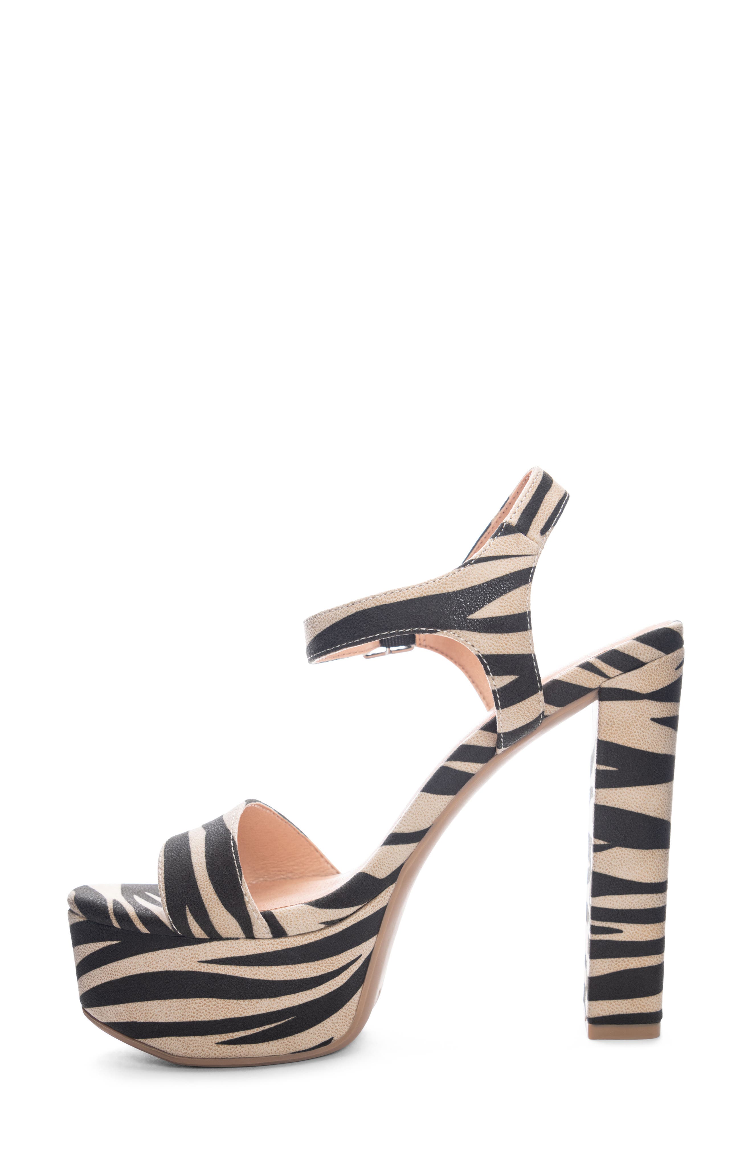 Chinese Laundry Arnnie Zebra Stripe Platform Sandal (Women) | Nordstromrack